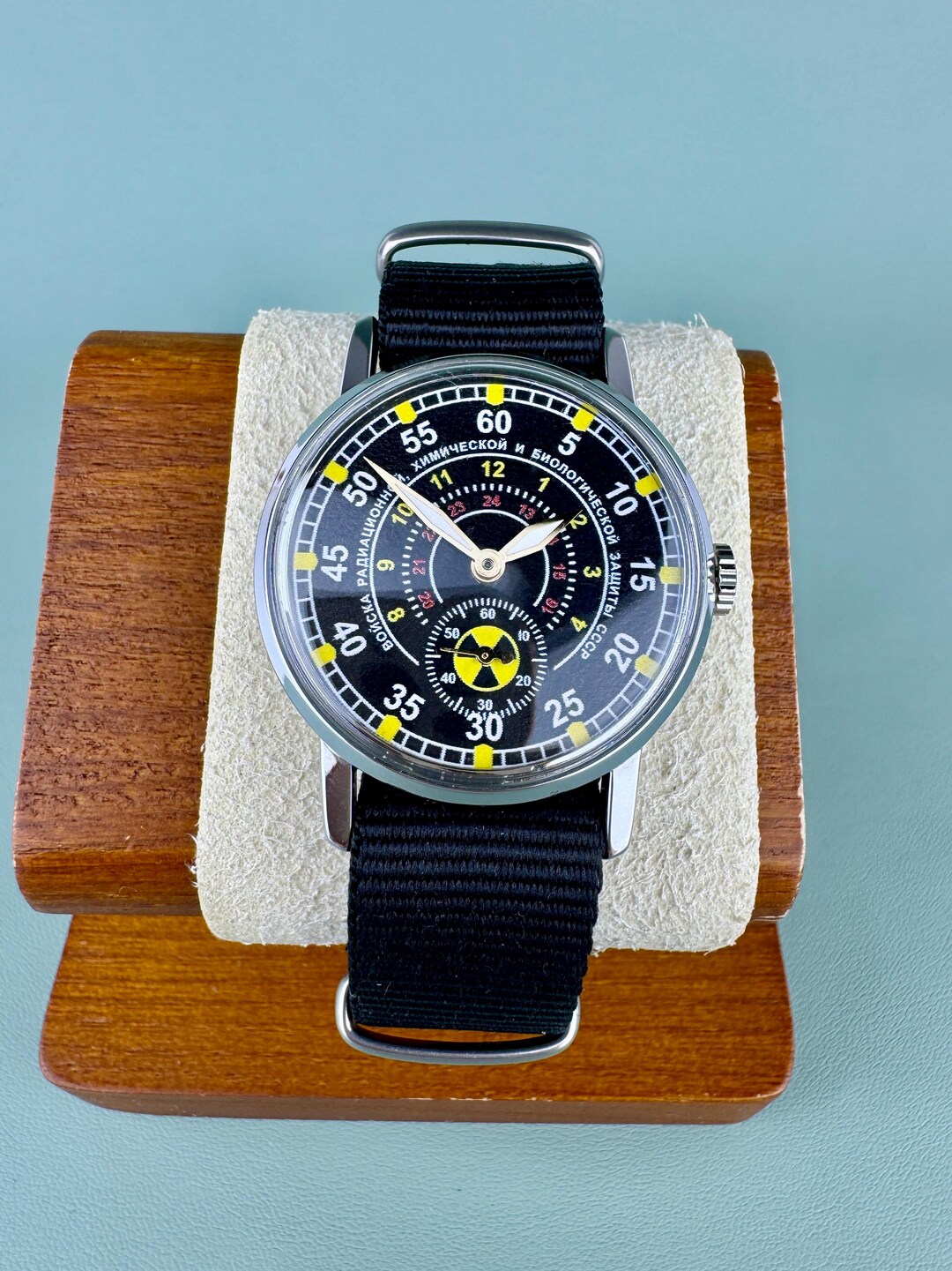 POBEDA USSR Radiation Chemical Protection Mechanical Wristwatch Soviet ...