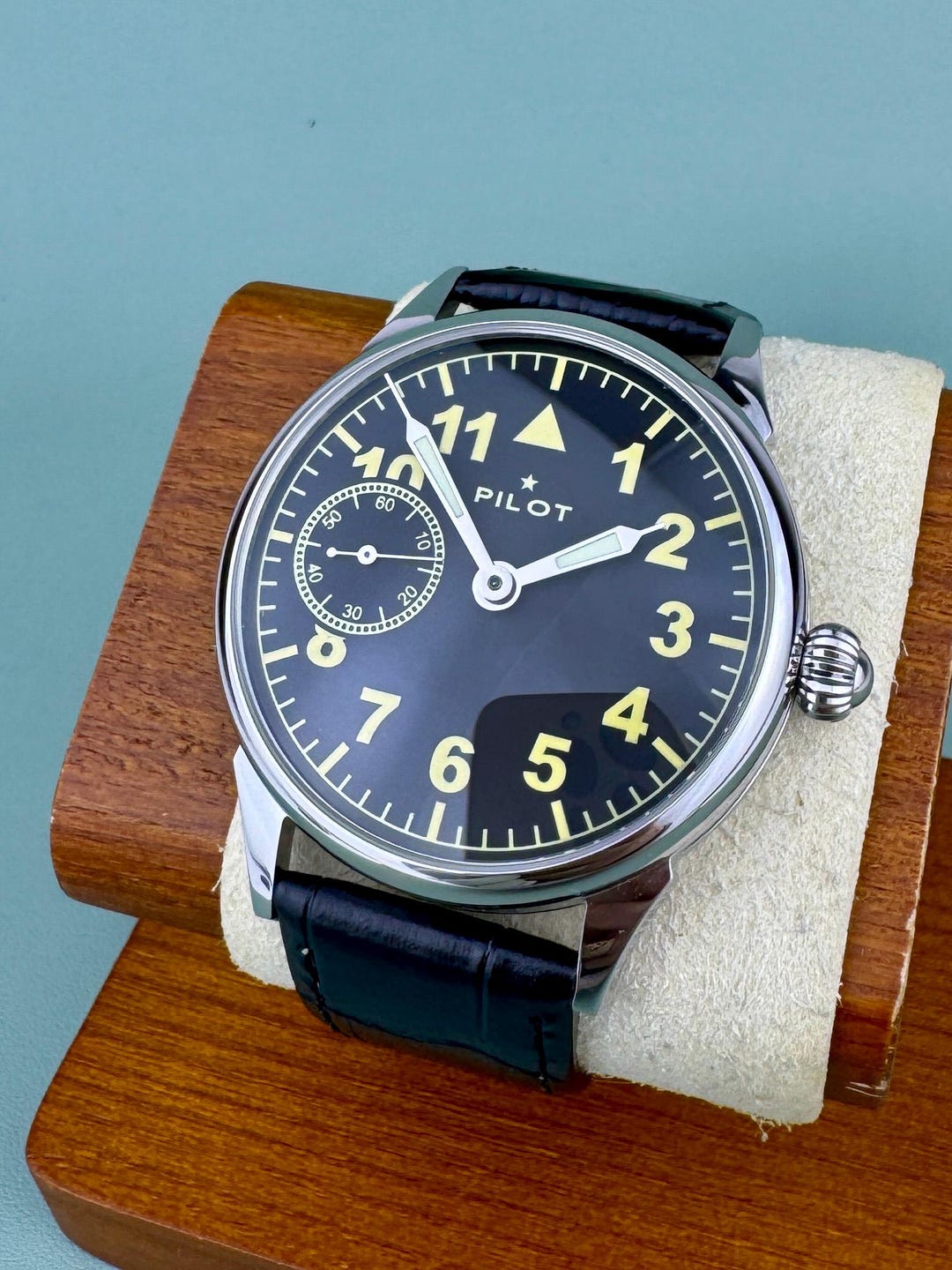 Molnija Pilot Aviator Mechanical Wriswatch Men Big Military Watch 3602 ...