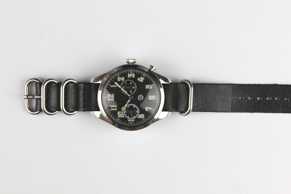 Soviet Chronograph SLAVA Wristwatch Men's watch 2Chz … - Gem