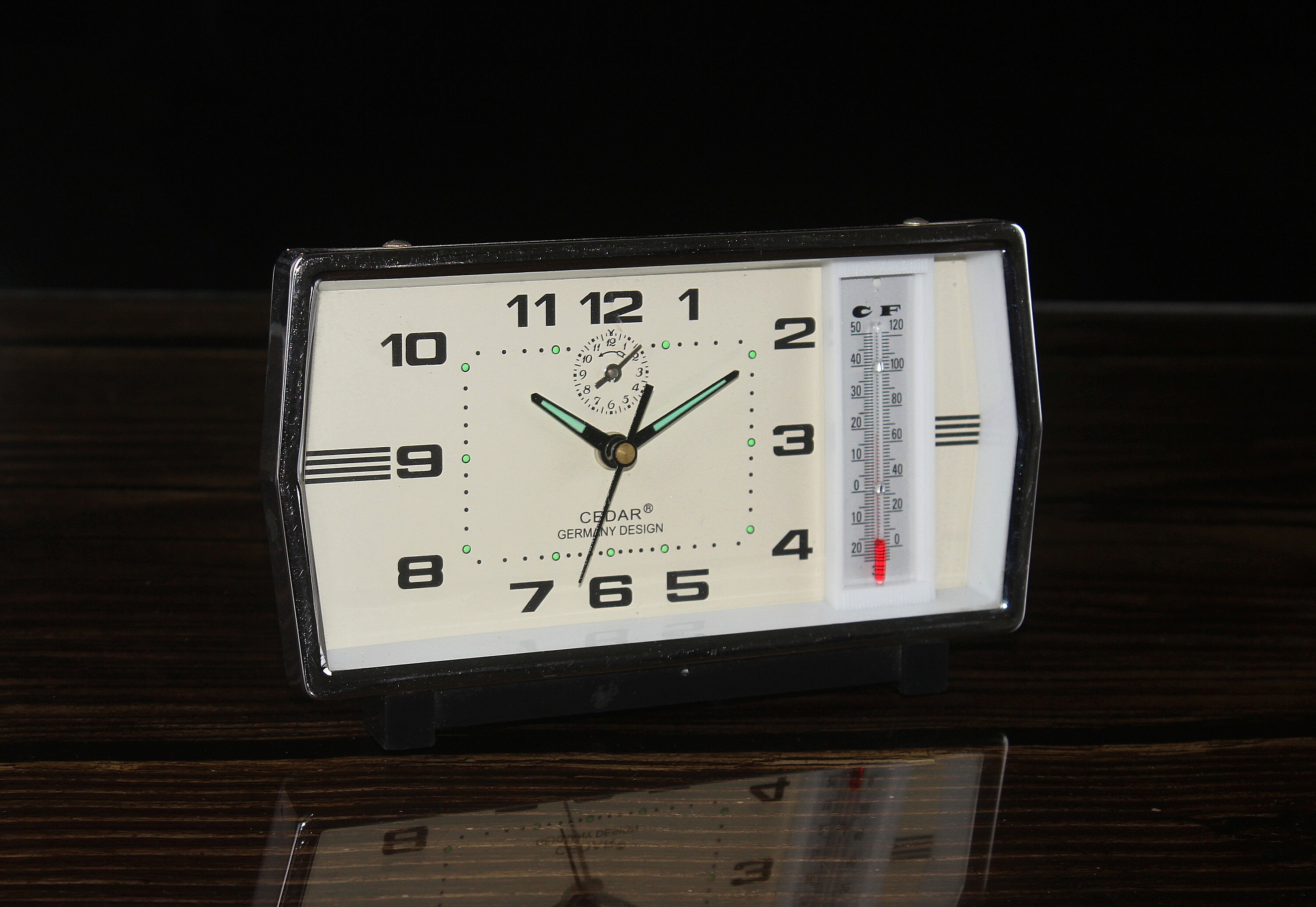 Vintage Mechanical Mantel Desk Clock Watch PERFECT CEDAR - Etsy