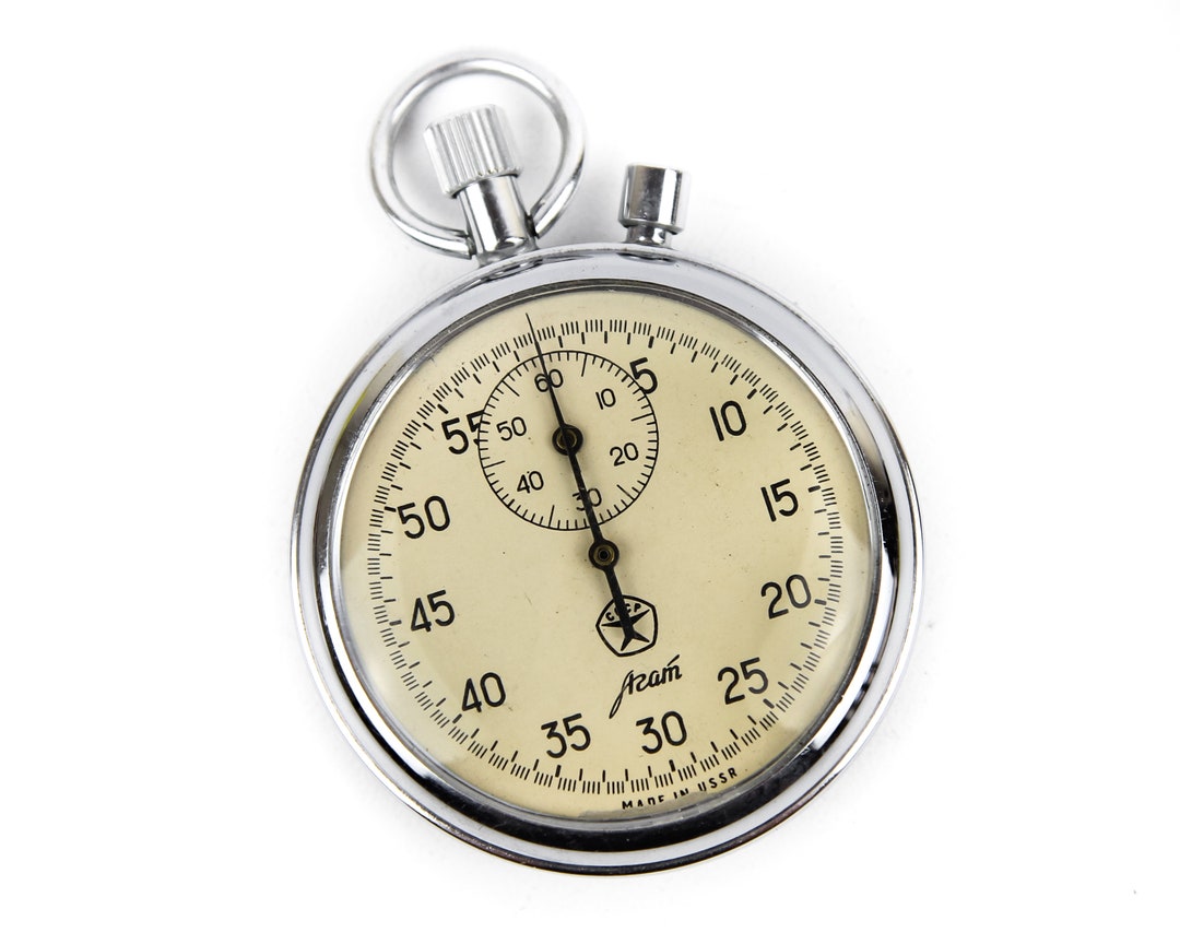 AGAT Soviet Vintage Stopwatch Mechanical Chronometer Chronograph ...