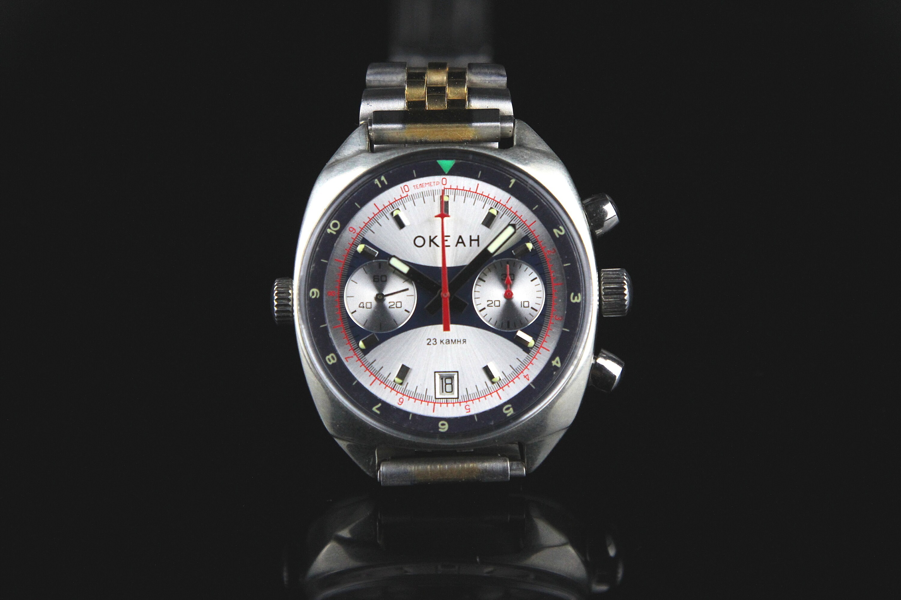 Original Watch POLJOT Ocean Sturmanskie 3133 Chronograph Made in USSR ...
