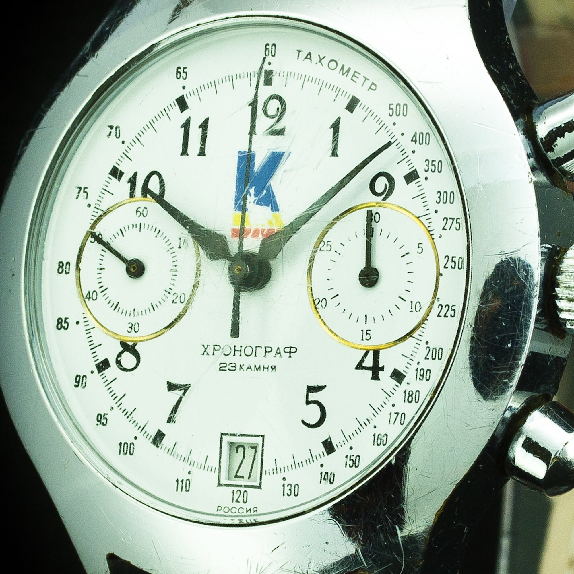 POLJOT Chronometer Chronograph Soviet Vintage Mechanical Wristwatch ...