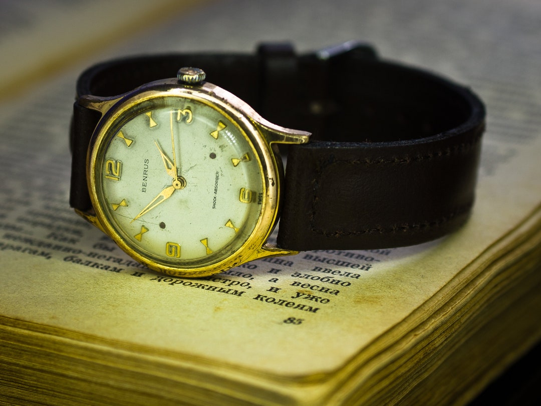 BERNUS Swiss Vintage Mechanical Wristwatches Switzerland Watch Zegarek ...