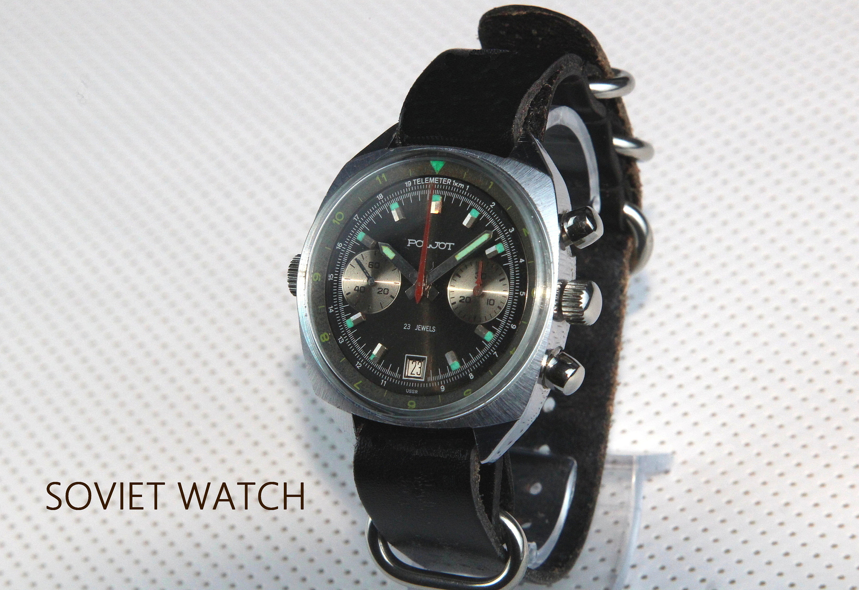 Soviet Men's Mechanical Poljot OCEAN Stainless Steel Shturmanskie ...