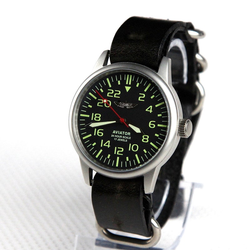 Soviet 24 Hour Watch - Etsy