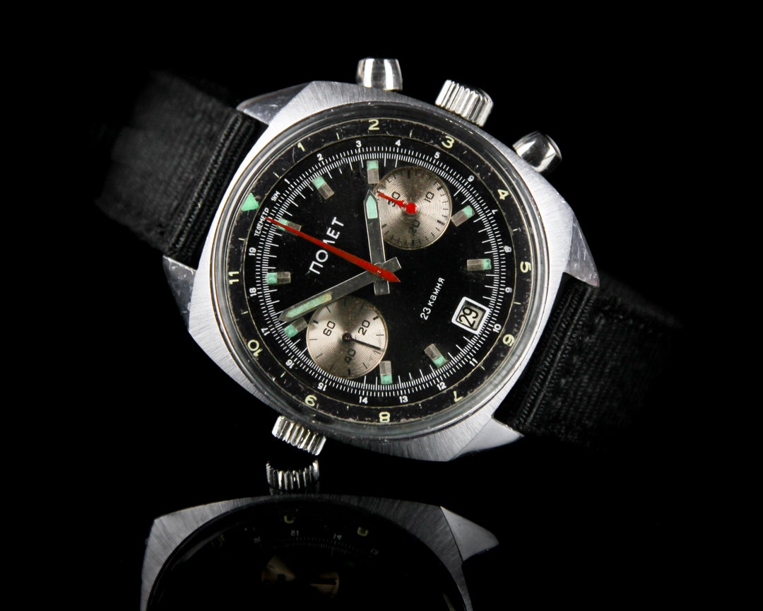 Soviet Watch POLJOT Chronograph USSR Vintage Wristwatches USSR - Etsy