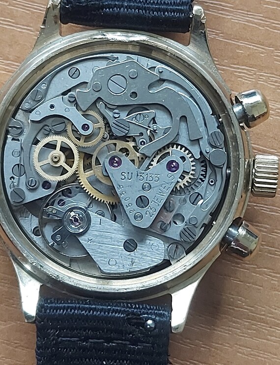 Soviet men's mechanical watch POLJOT Chronograph Wri… - Gem