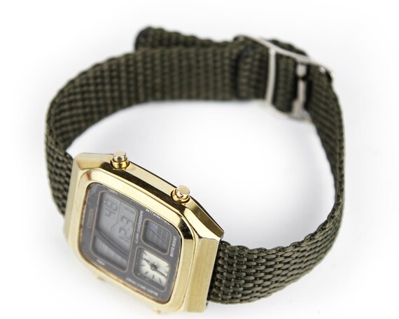Vintage wristwatch Citizen quartz digital watch antiq… - Gem