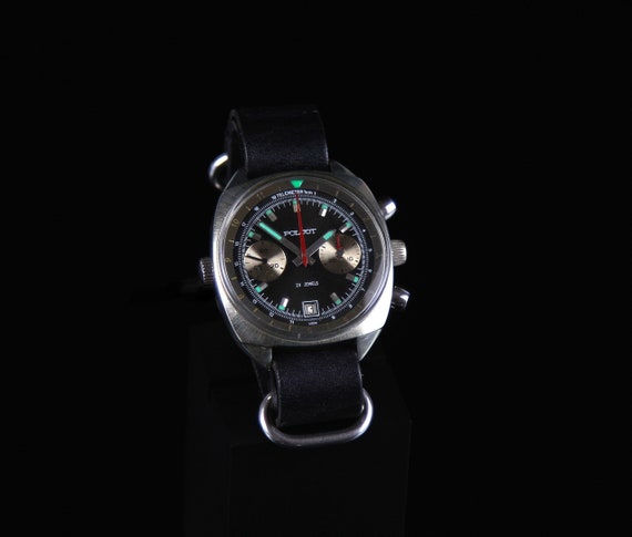Soviet Watch POLJOT Chronograph USSR Vintage Wristwat… - Gem