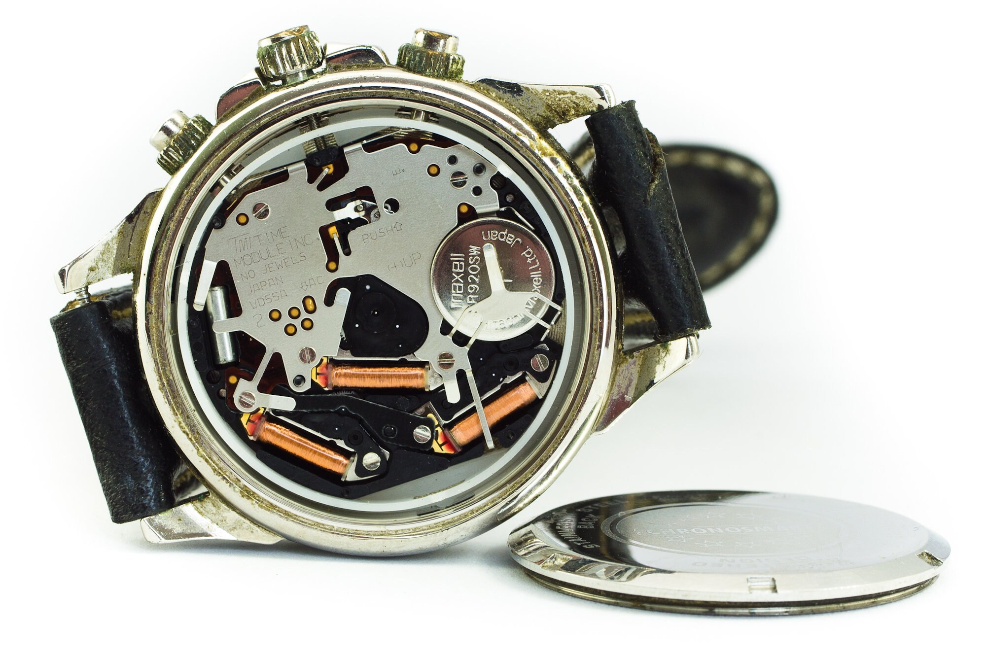 CHRONOSMART Quartz Chronometer Chronograph Wristwatch Watch - Etsy