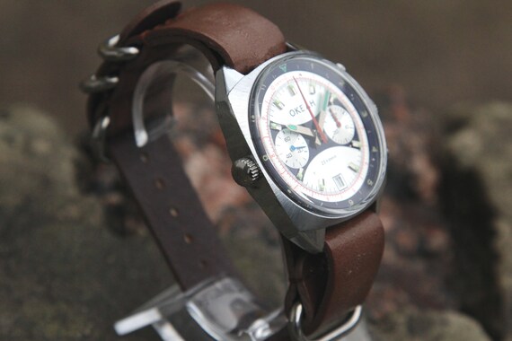 Soviet men's mechanical Poljot OCEAN Stainless steel … - Gem