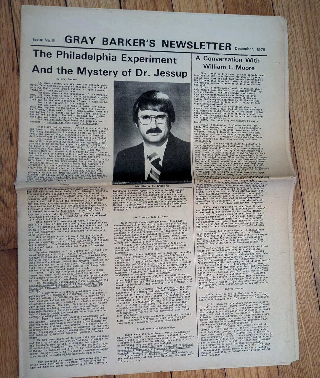 Gray Barker's Newsletter No. 9 - December 1979 - Bill Moore ...