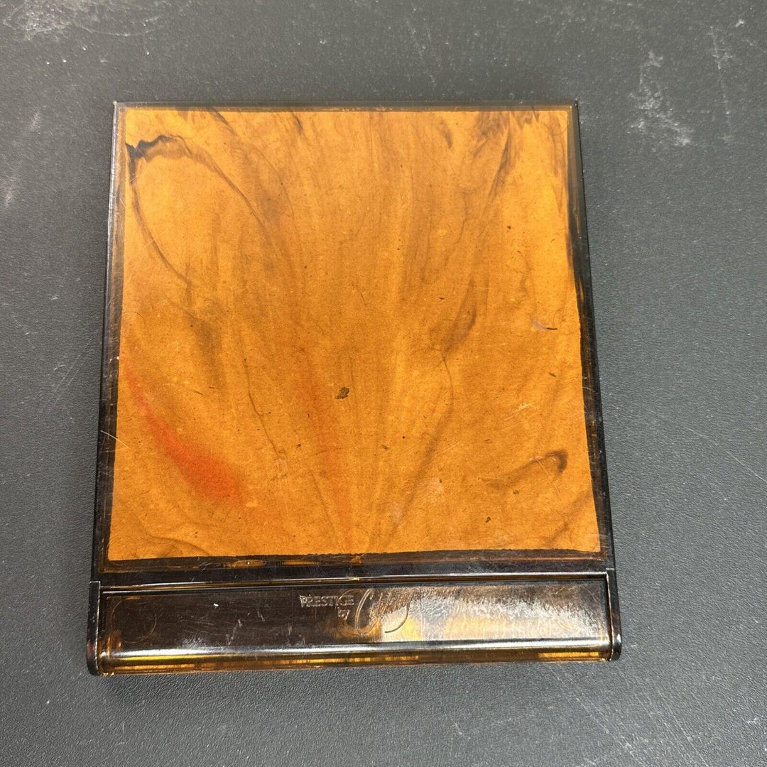 Vintage Prestige by Celebrity Tortoise Shell Compact Double Mirror ...