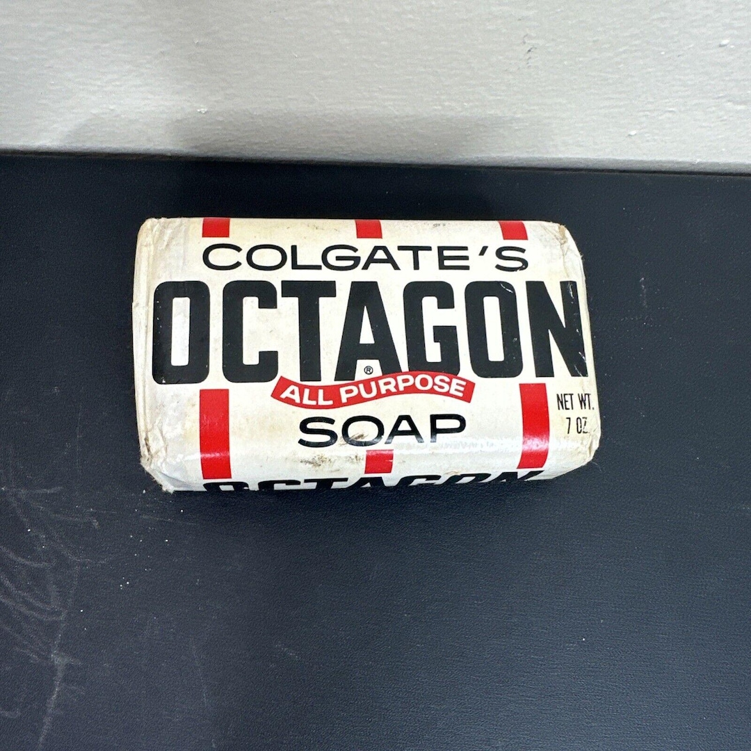 Colgate 7 Ounce Large Octagon All Purpose Bar Soap Laundry NOS Prop ...