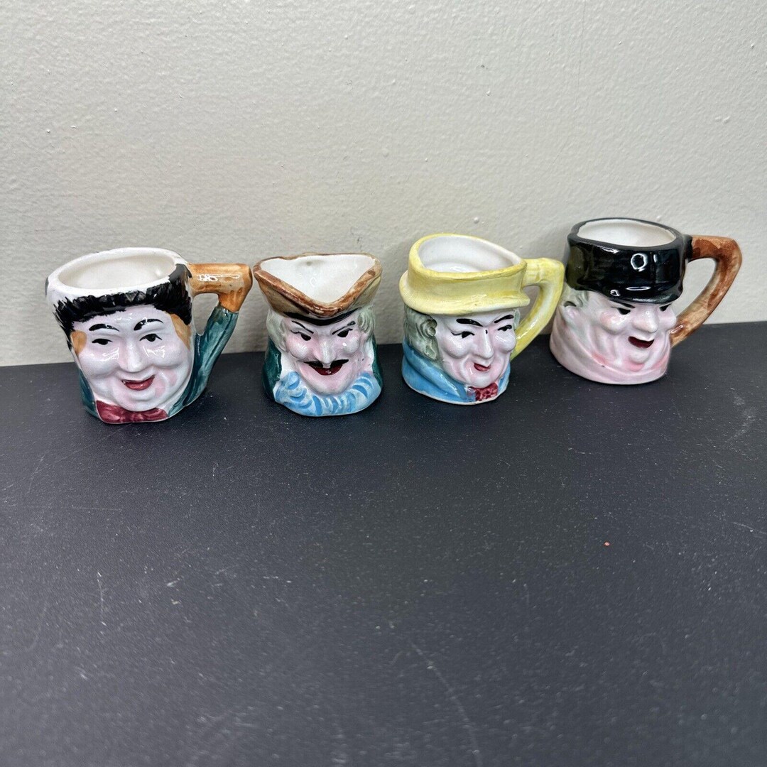 Vintage Mini Toby Jug Mug Character Head Mug Made in Occupied Japan ...
