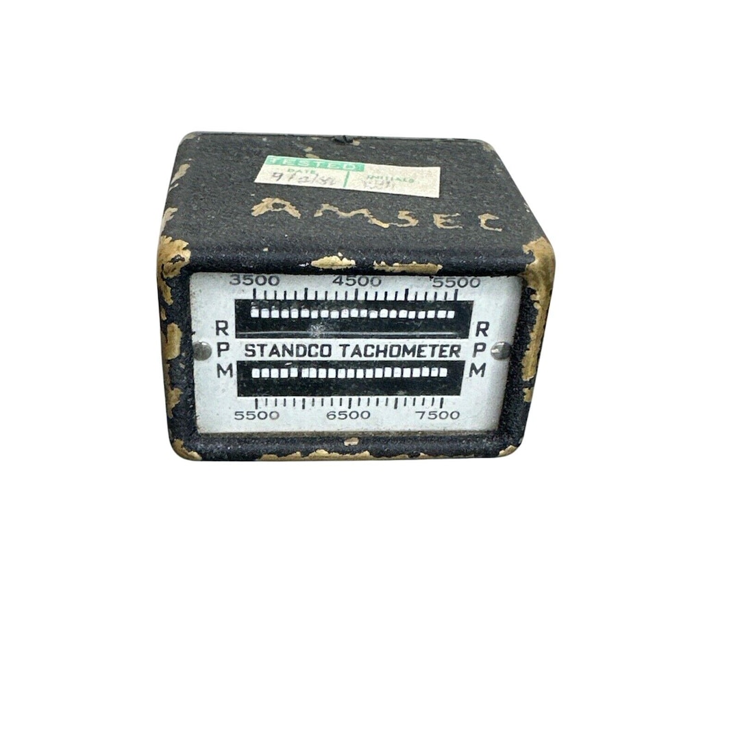 Standco Tachometer H.H. Stitcht Co New York Vintage 3500 7500 RPM ...