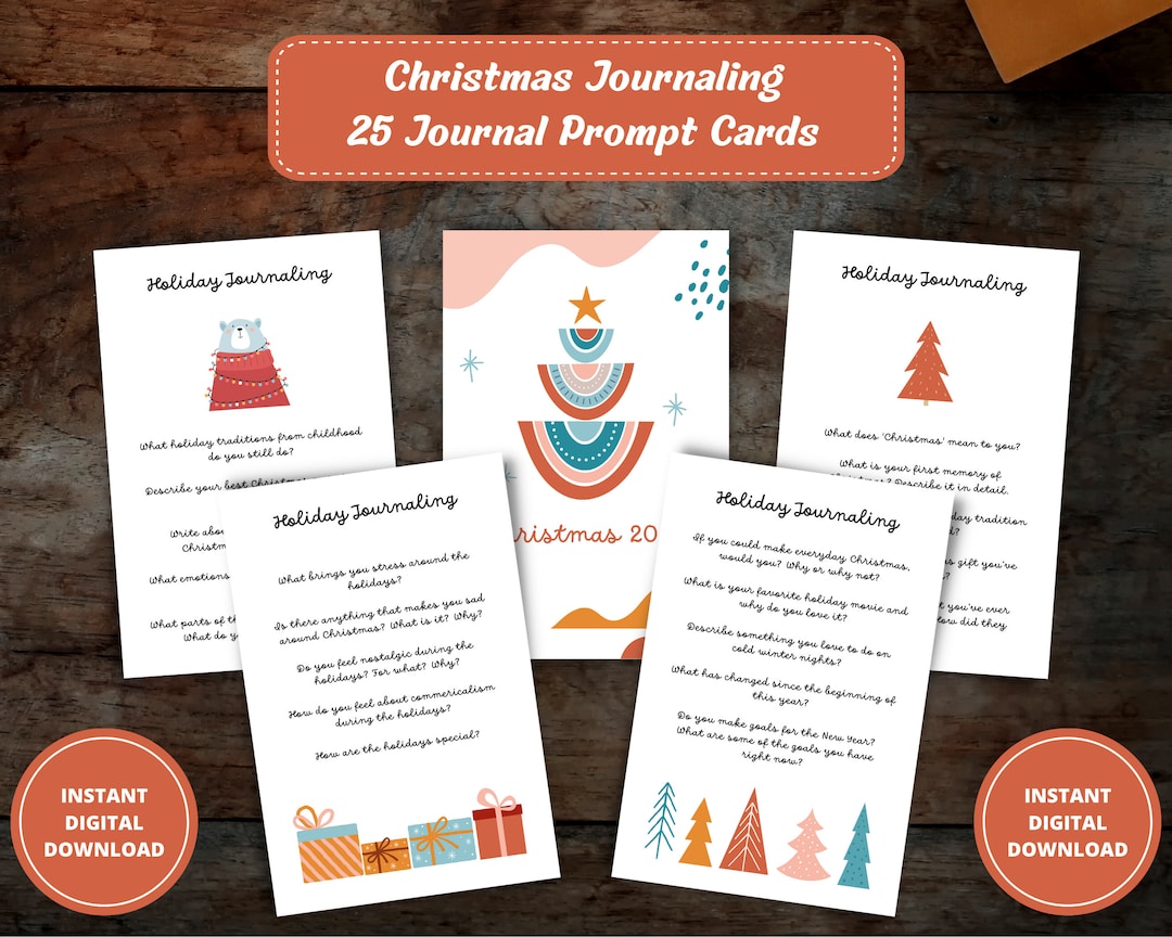 Christmas Journal Prompts, Holiday Journal, Journaling Prompts, Journal ...