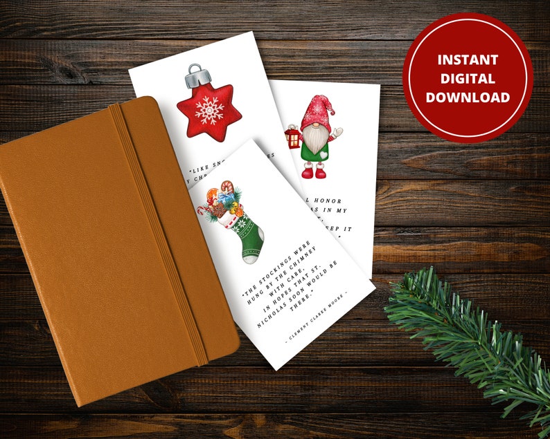 Christmas Quotes Printable Journal Cards, Xmas Cards, Holiday Cards ...
