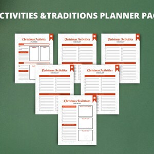 Christmas Planner Printable, Holiday Planner, US Letter, A4, A5 ...