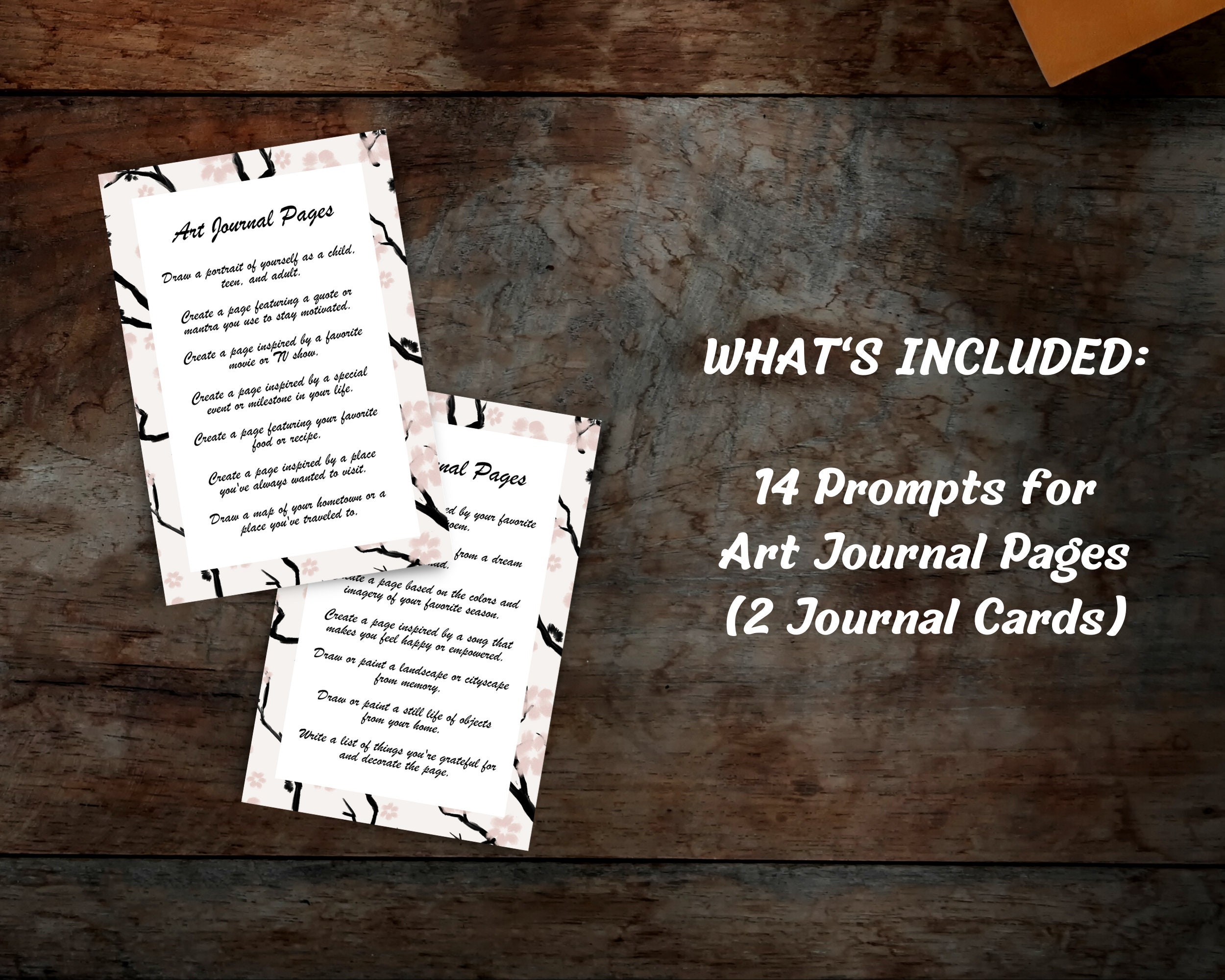 Aesthetic Journal Prompts, Journaling Prompts, Art Journal Kit ...
