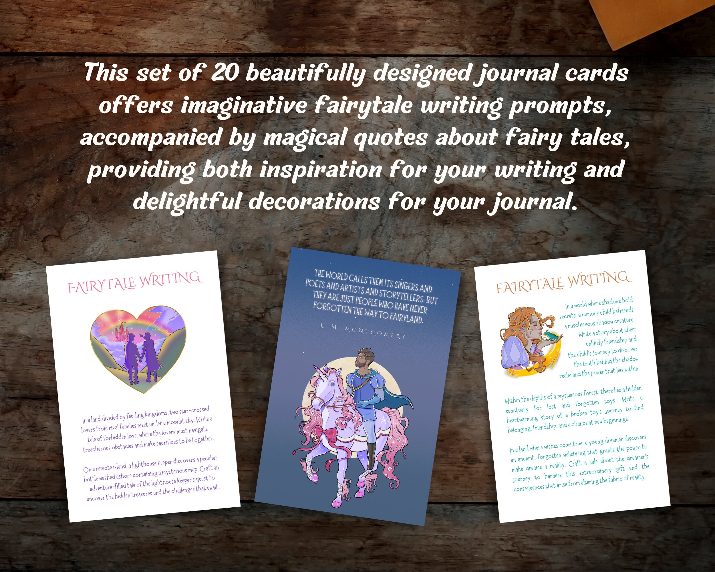 Fairy Tale Writing Prompts, Fairy Cards, Journal Prompts, Journaling ...