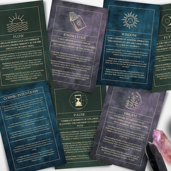 Intention Cards - Etsy