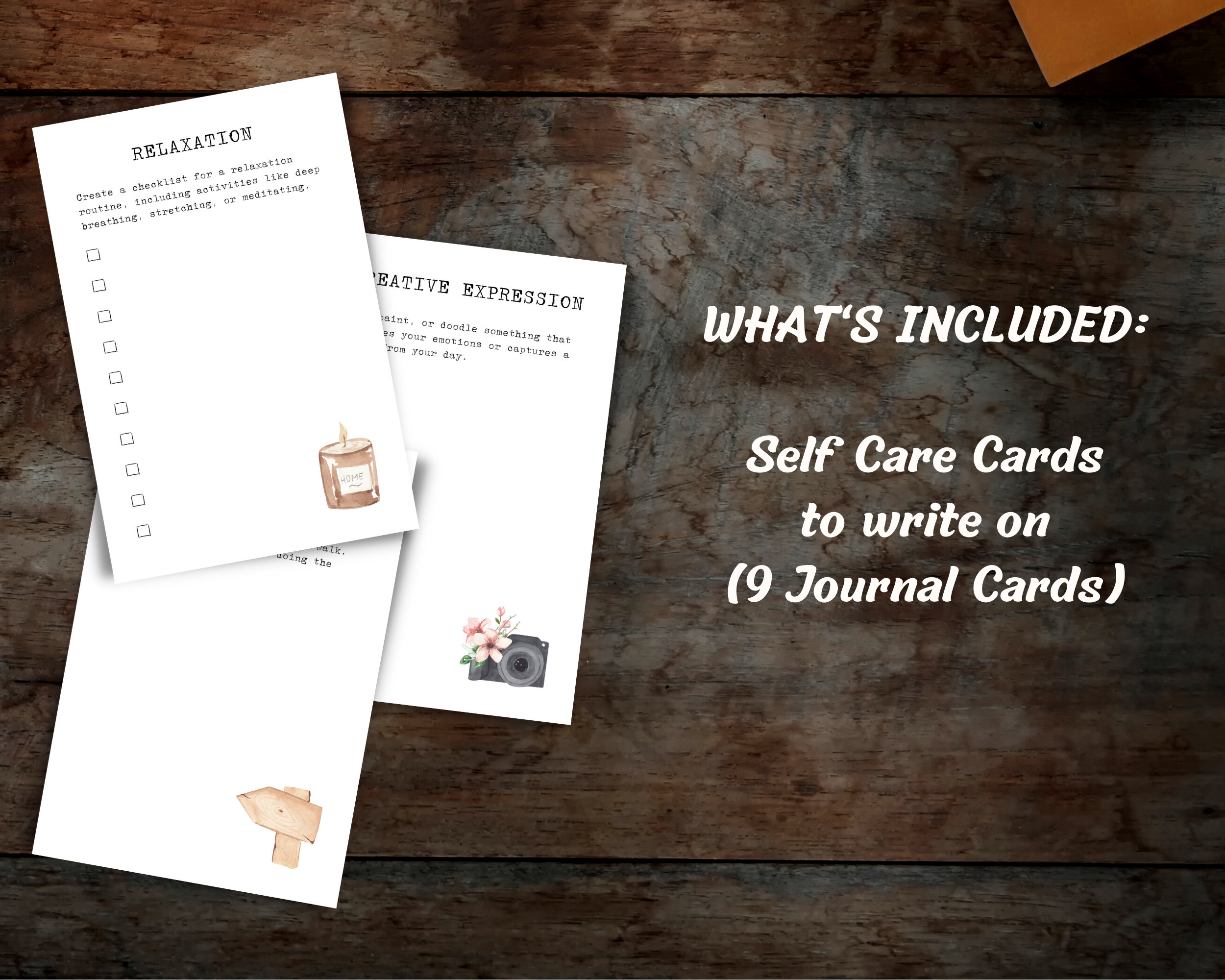 Self Care Journal Prompts, Printable Self Care Kit, Selfcare Journal ...