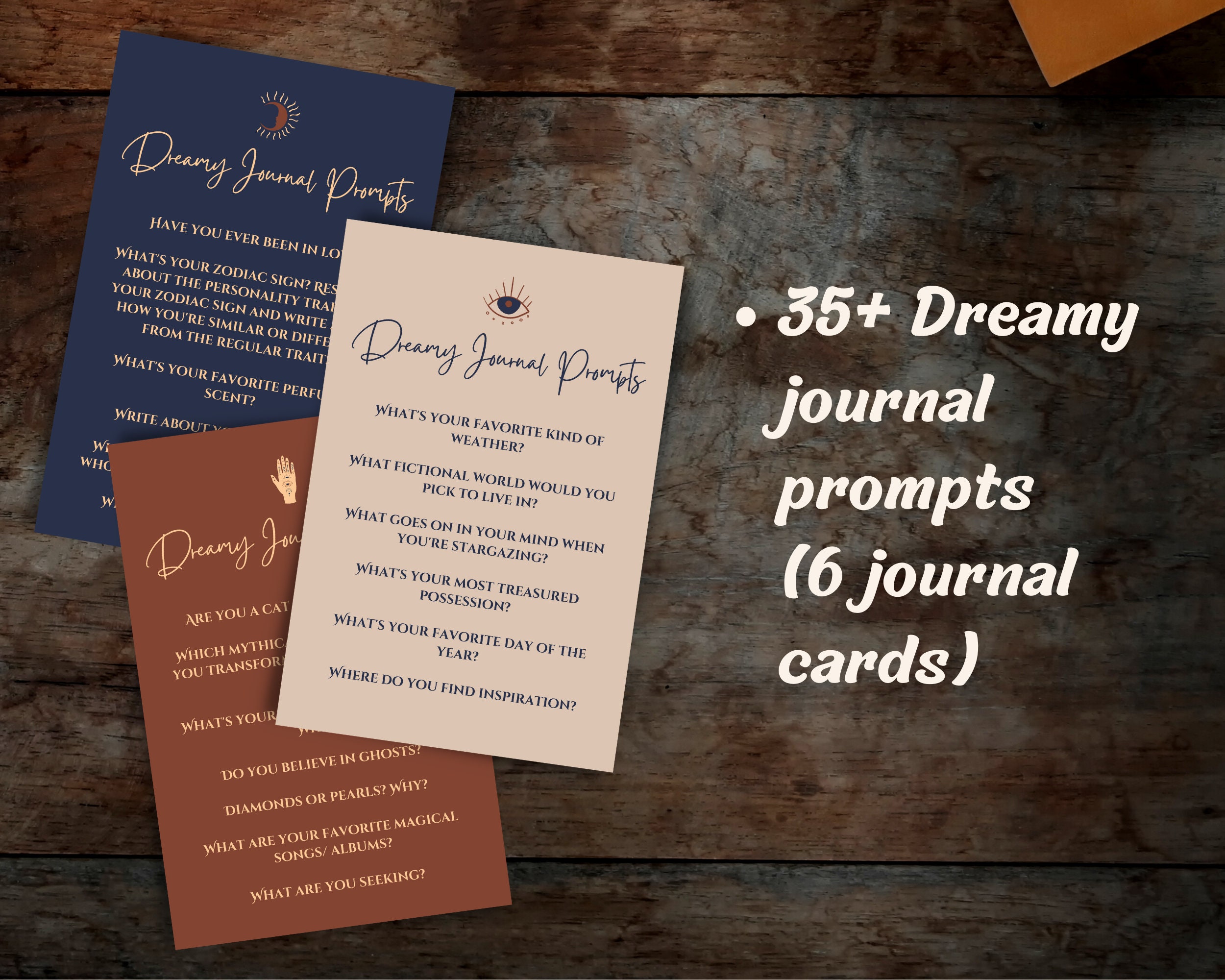 Celestial Magic Journal Prompt Cards, Journal Prompts, Journaling ...