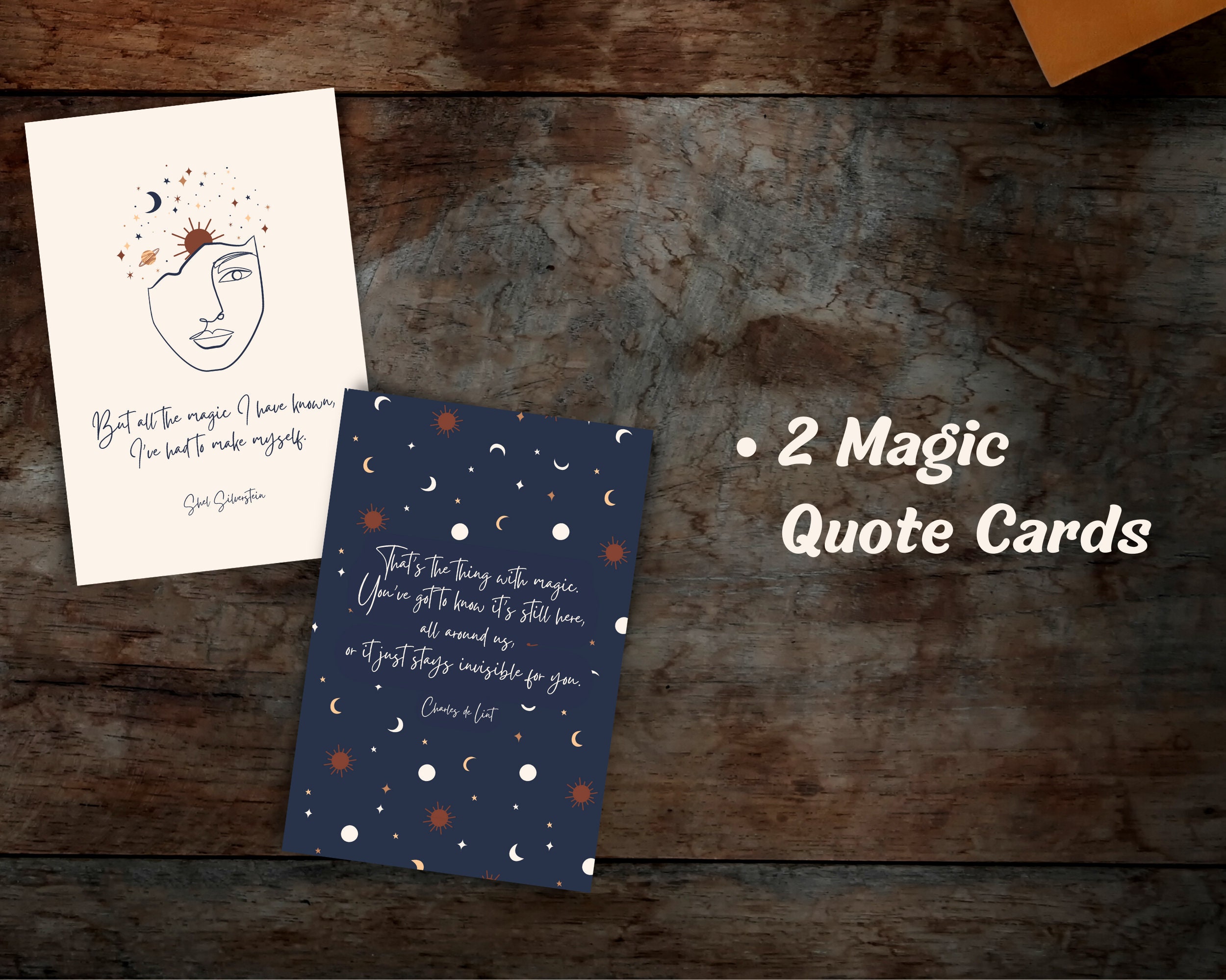 Celestial Magic Journal Prompt Cards, Journal Prompts, Journaling ...