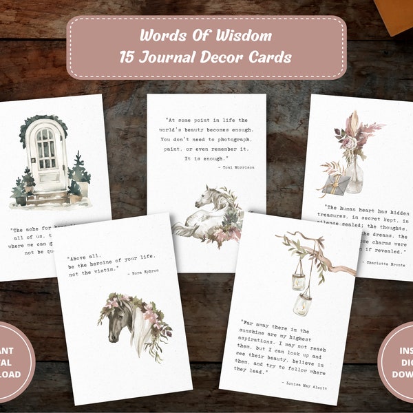 Quote Cards - Etsy