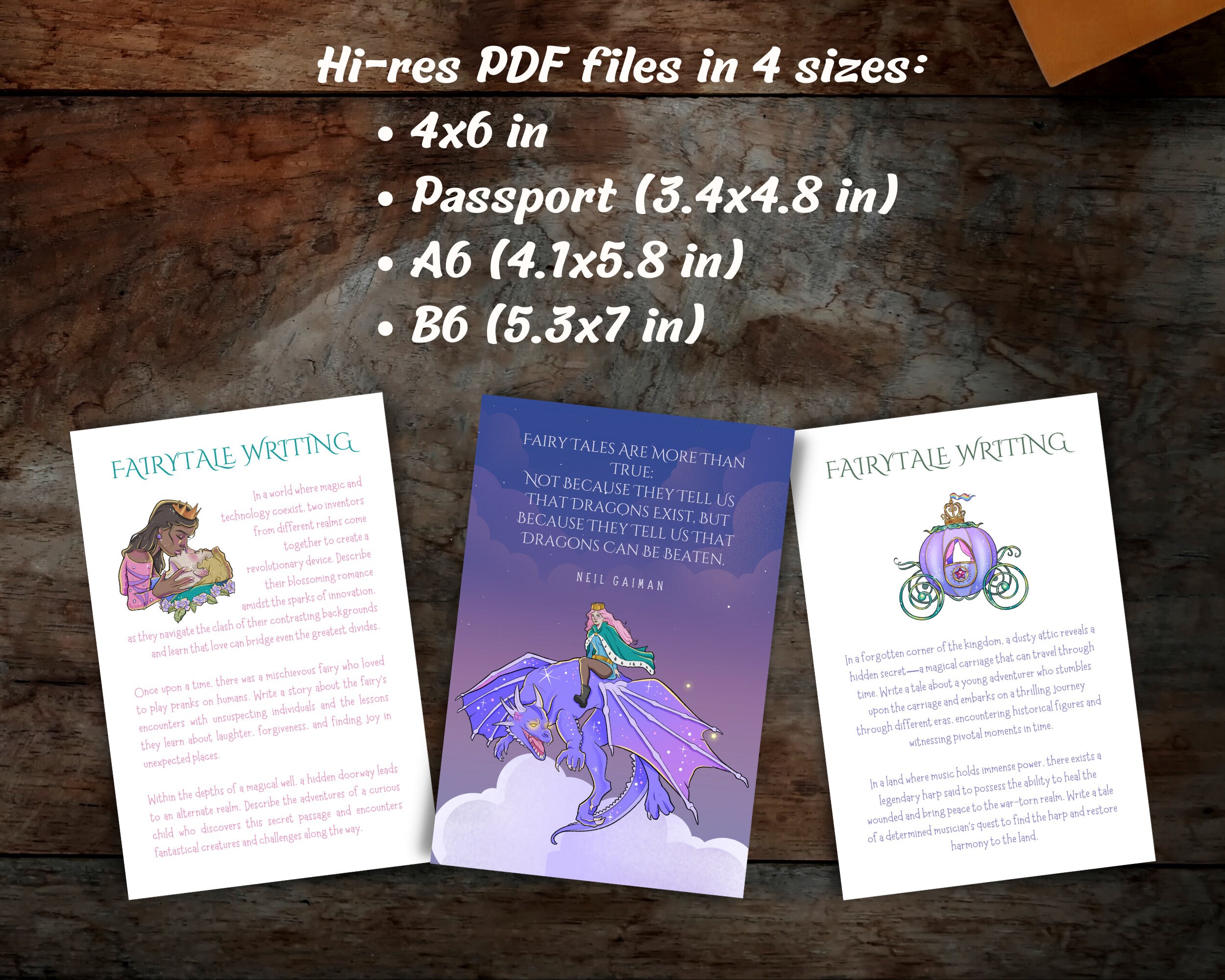 Fairy Tale Writing Prompts, Fairy Cards, Journal Prompts, Journaling ...