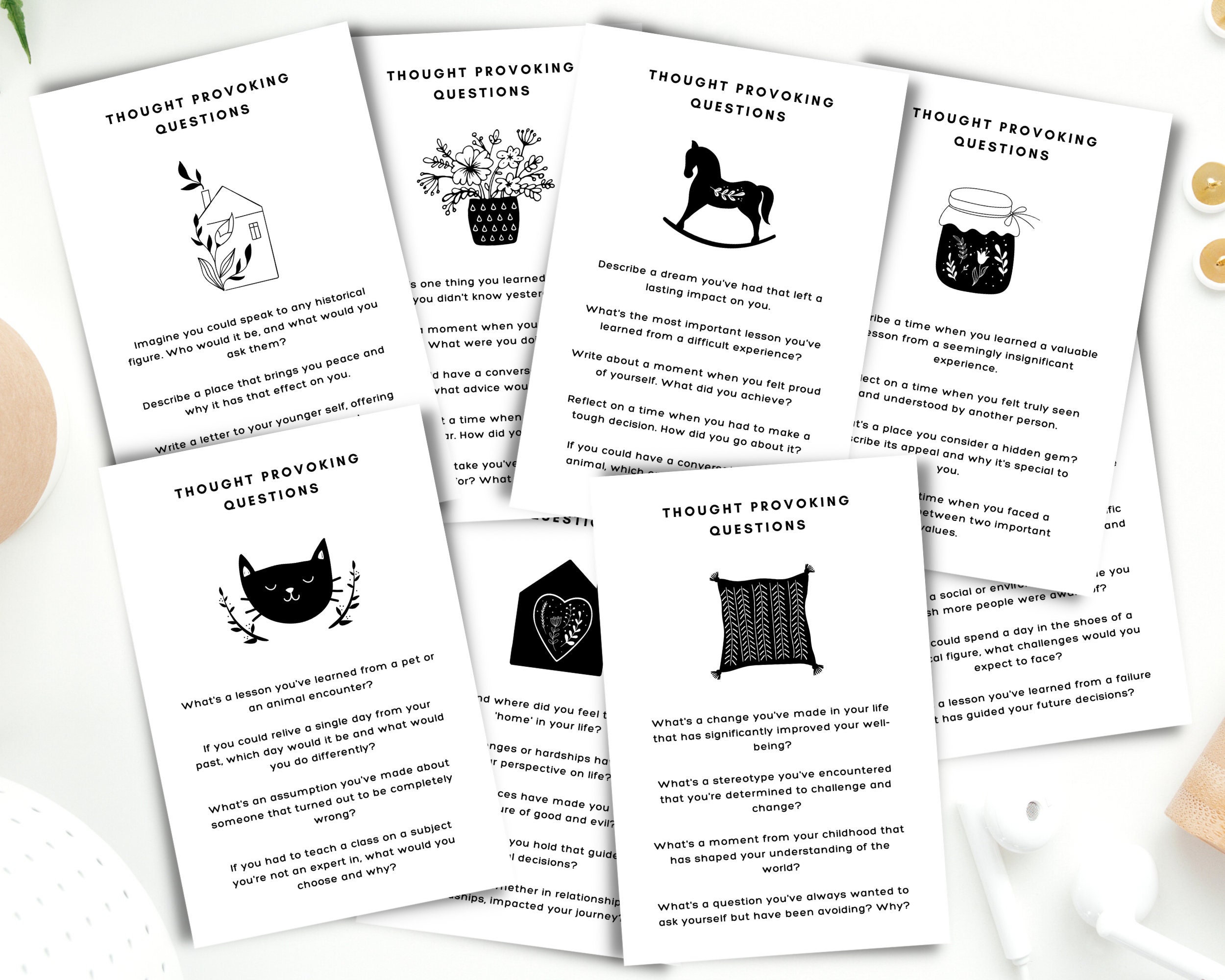 230 Thought Provoking Journal Prompts, Journaling Prompts, Question ...
