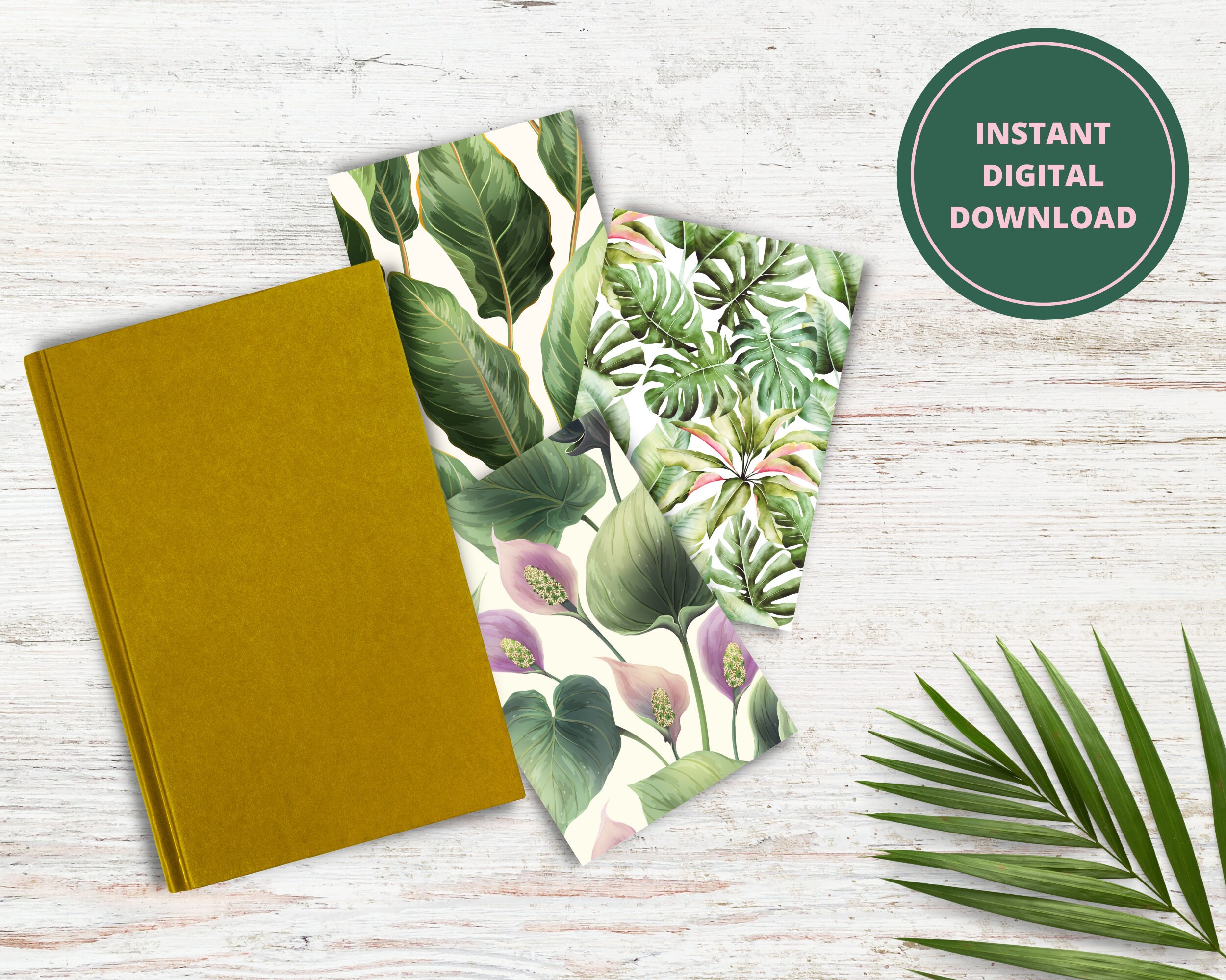 Tropical Summer Journal Dashboard Cards, Planner Dashboard, Tropical ...