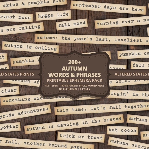 Fall Printable Stationery - Etsy