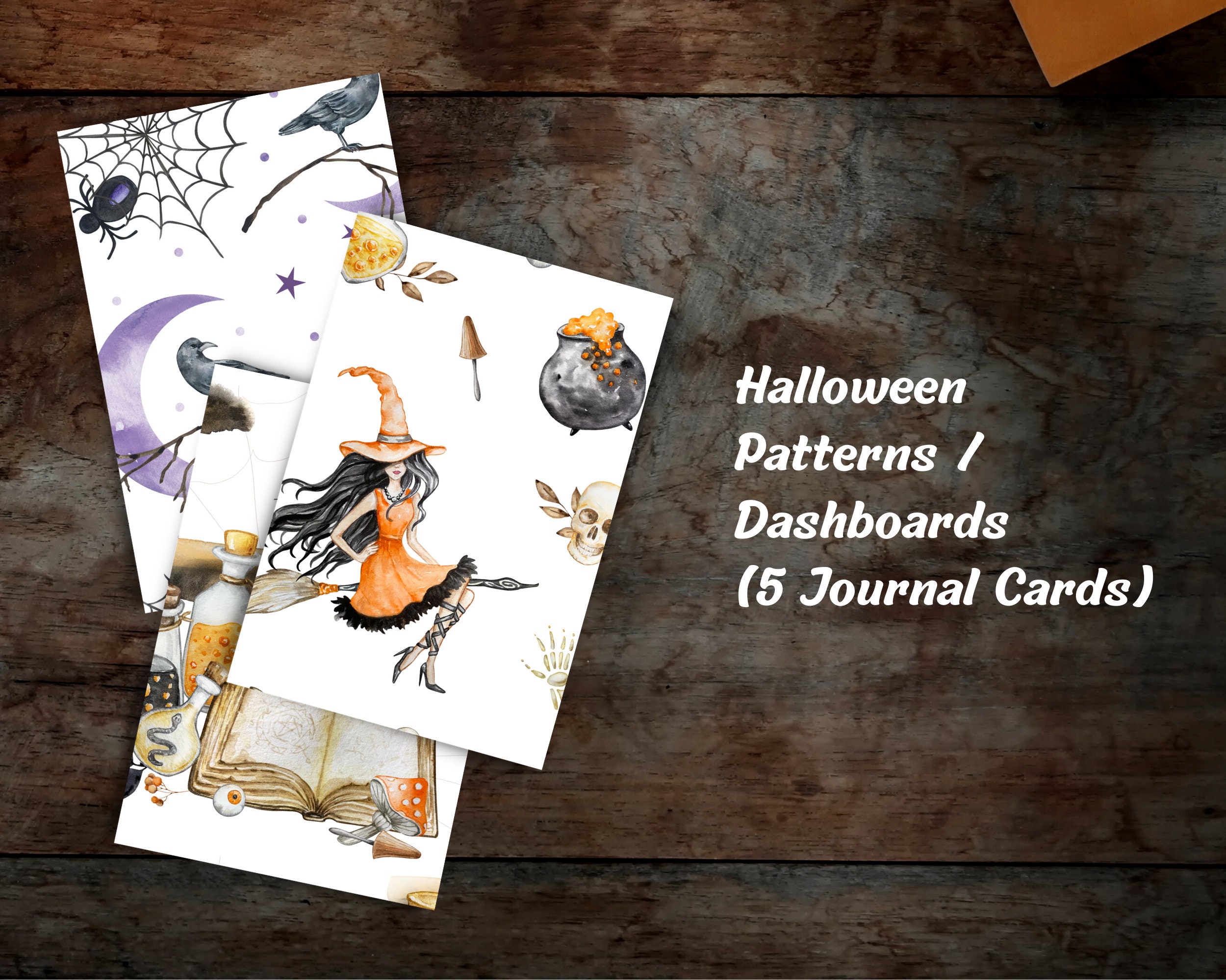 Spooky Season Journal Prompts Halloween Journaling Cards - Etsy