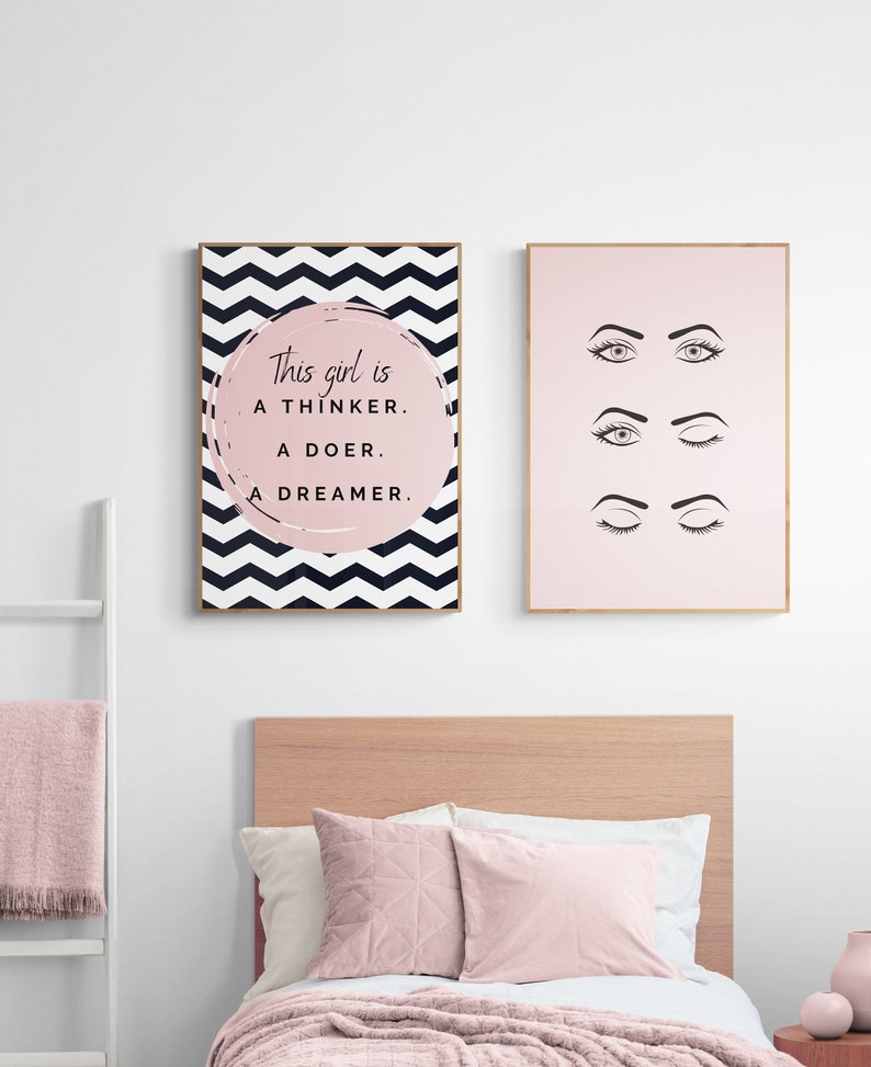 Teen Girl Room Decor Set of 8 Printable Posters Teen Girl - Etsy UK