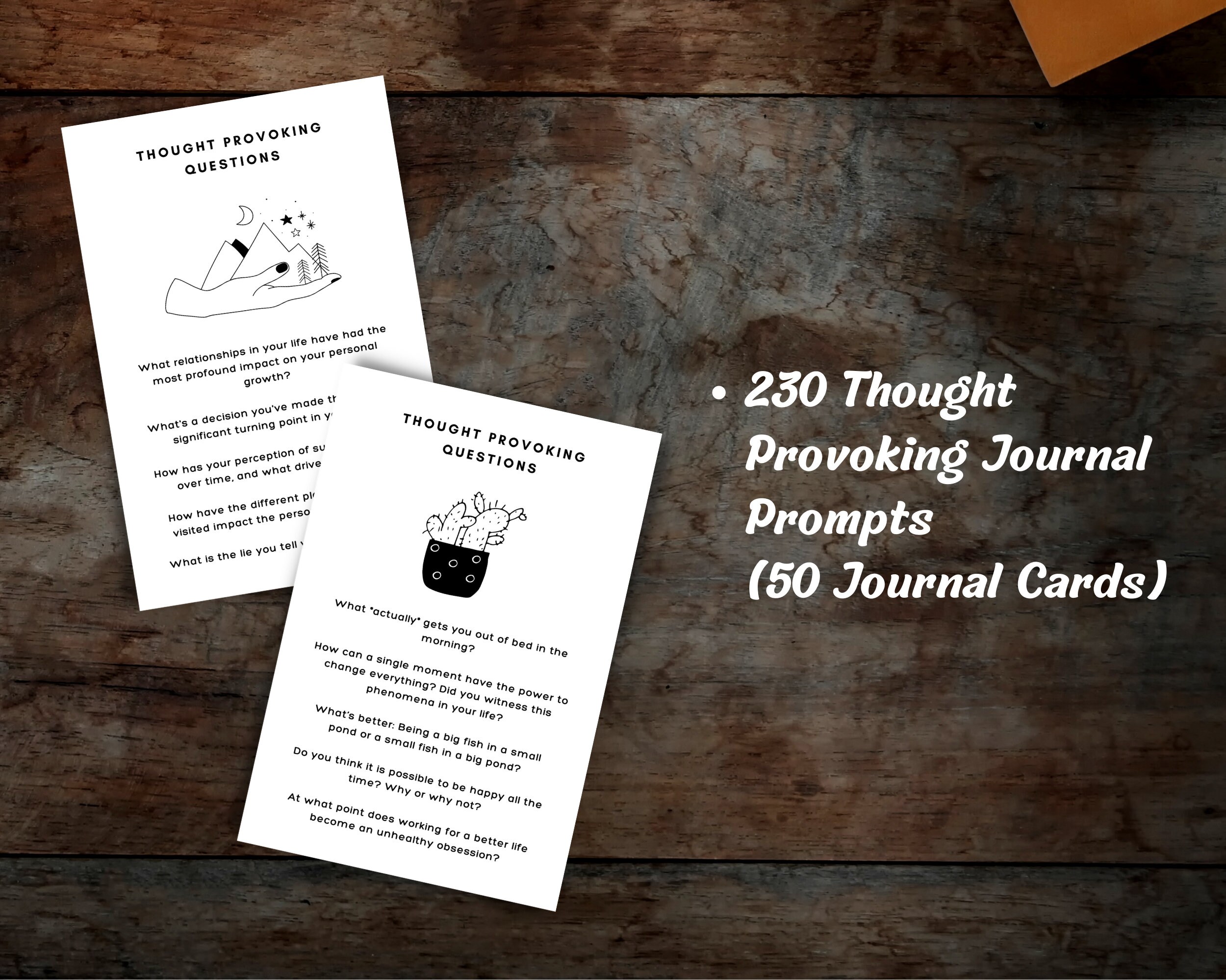 230 Thought Provoking Journal Prompts, Journaling Prompts, Question ...