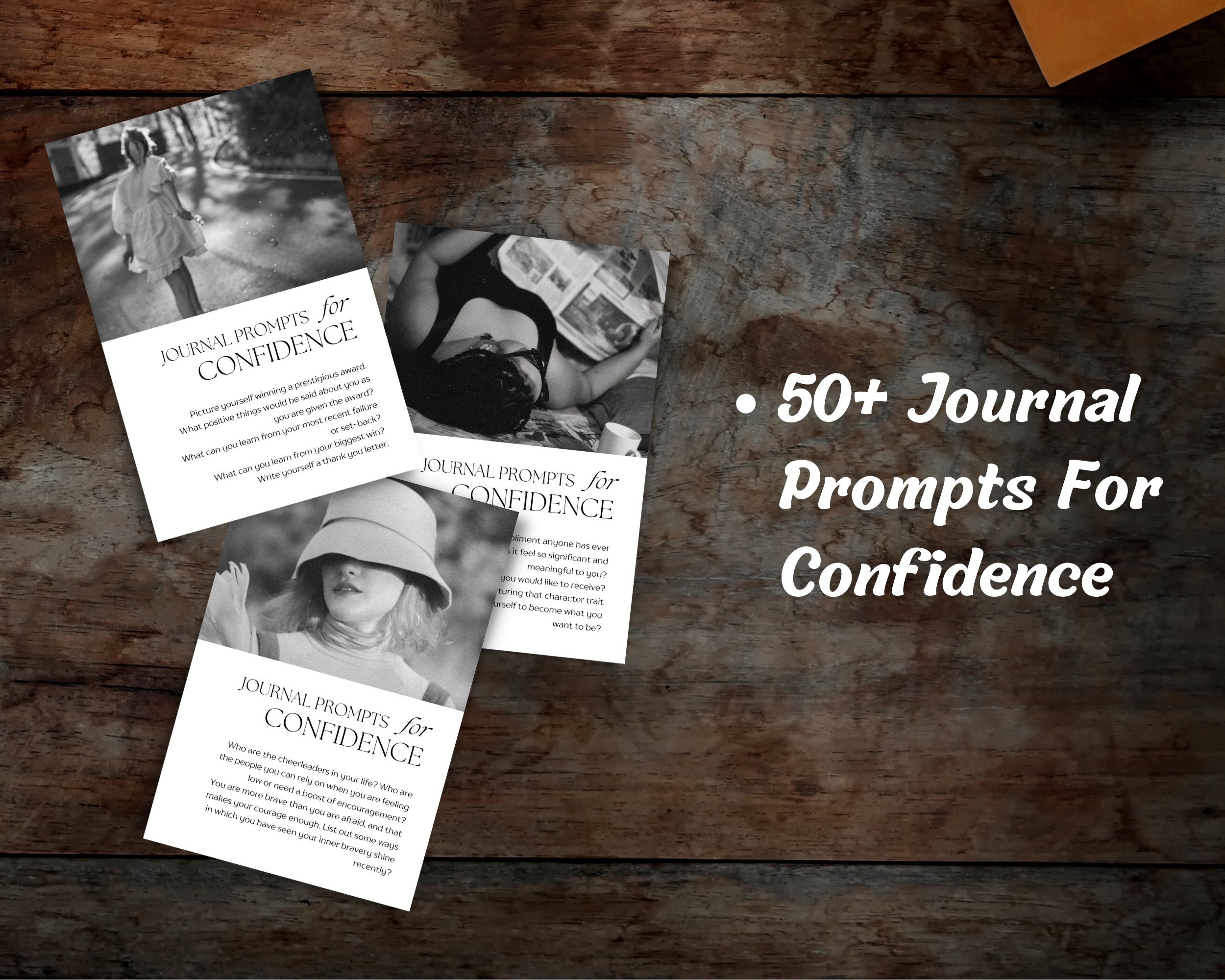 Journal Prompts for Confidence & Self Esteem, Journaling Prompts ...
