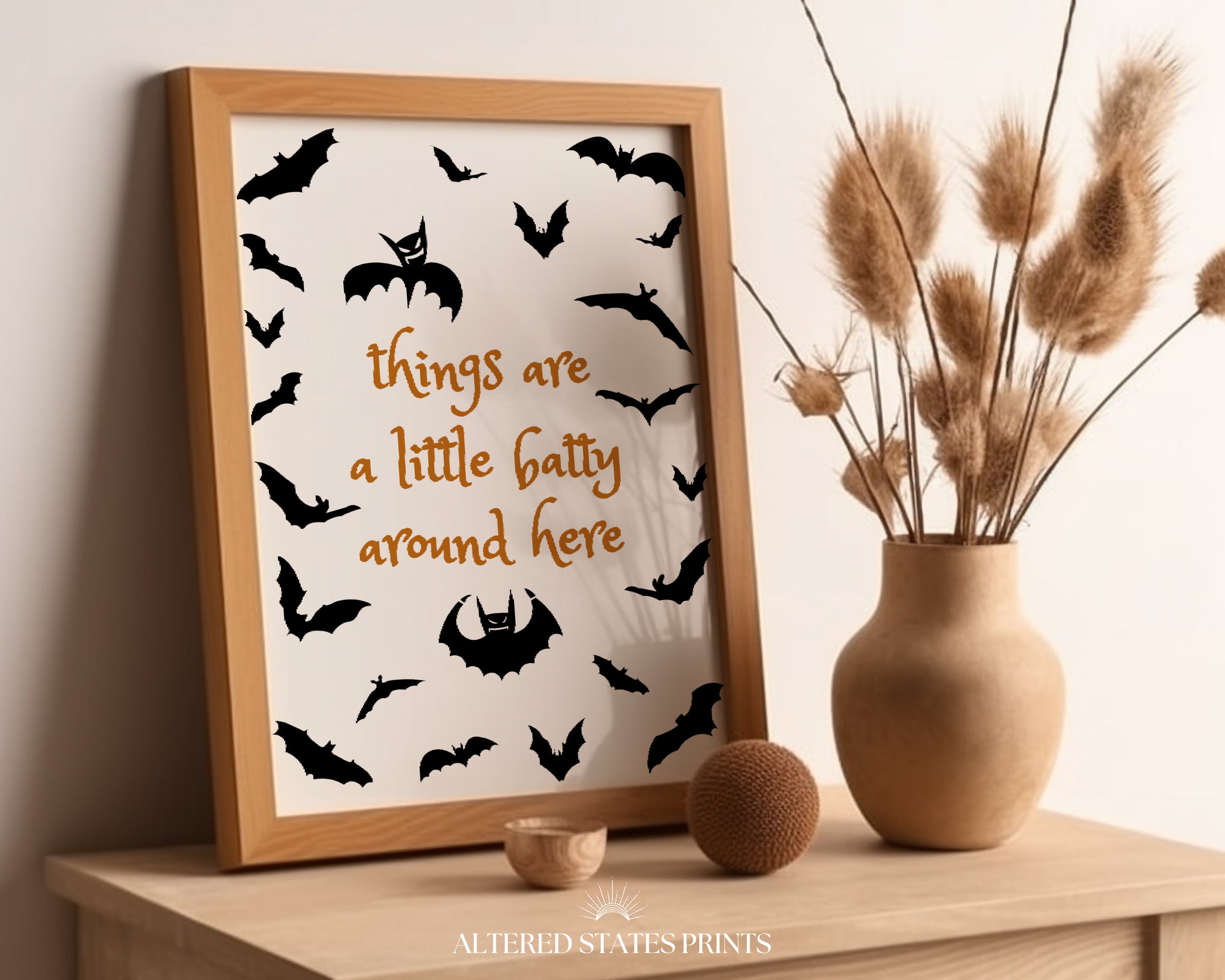 Halloween Gallery Wall Art Set of 10, Halloween Posters, Boho Halloween ...