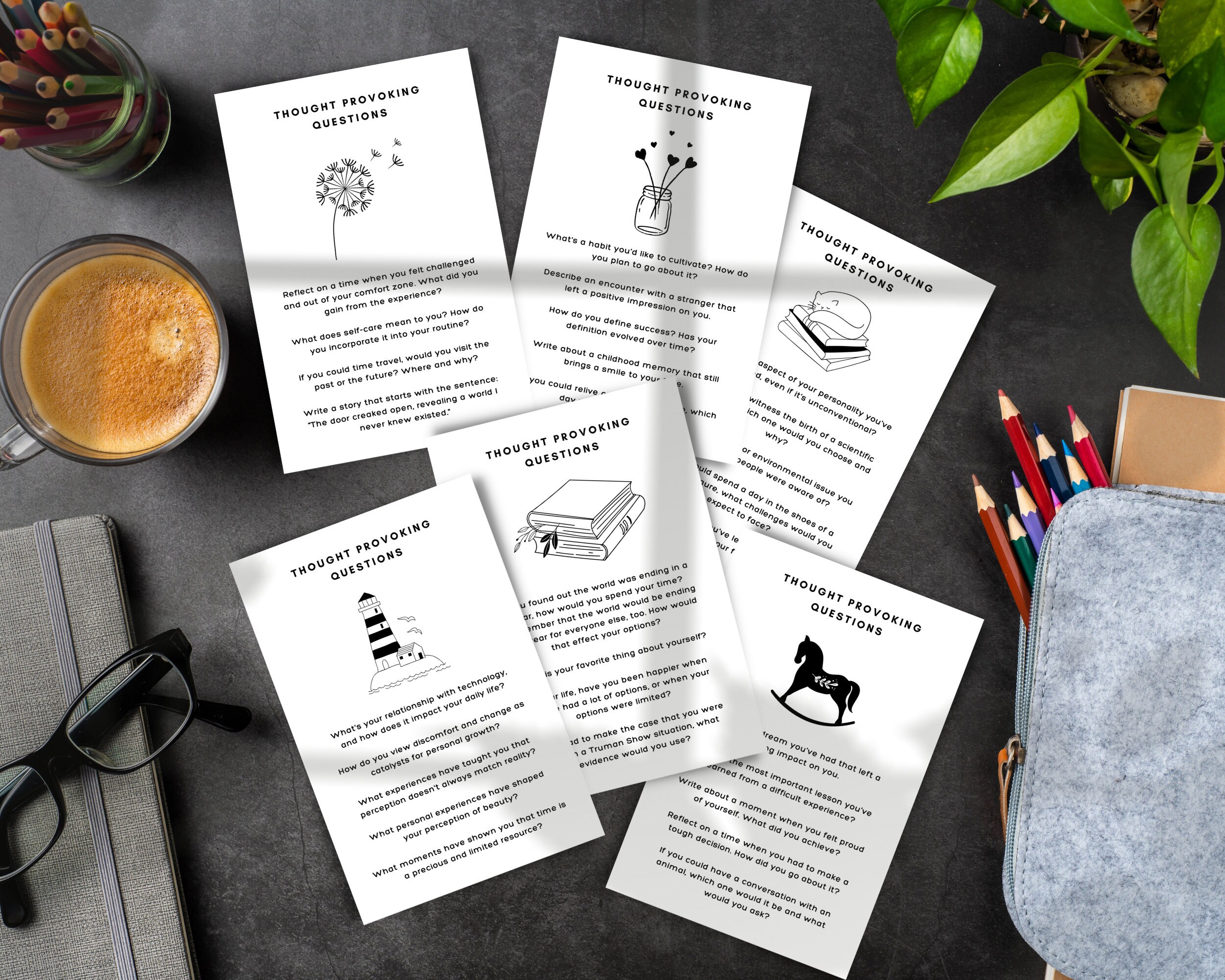 230 Thought Provoking Journal Prompts, Journaling Prompts, Question ...