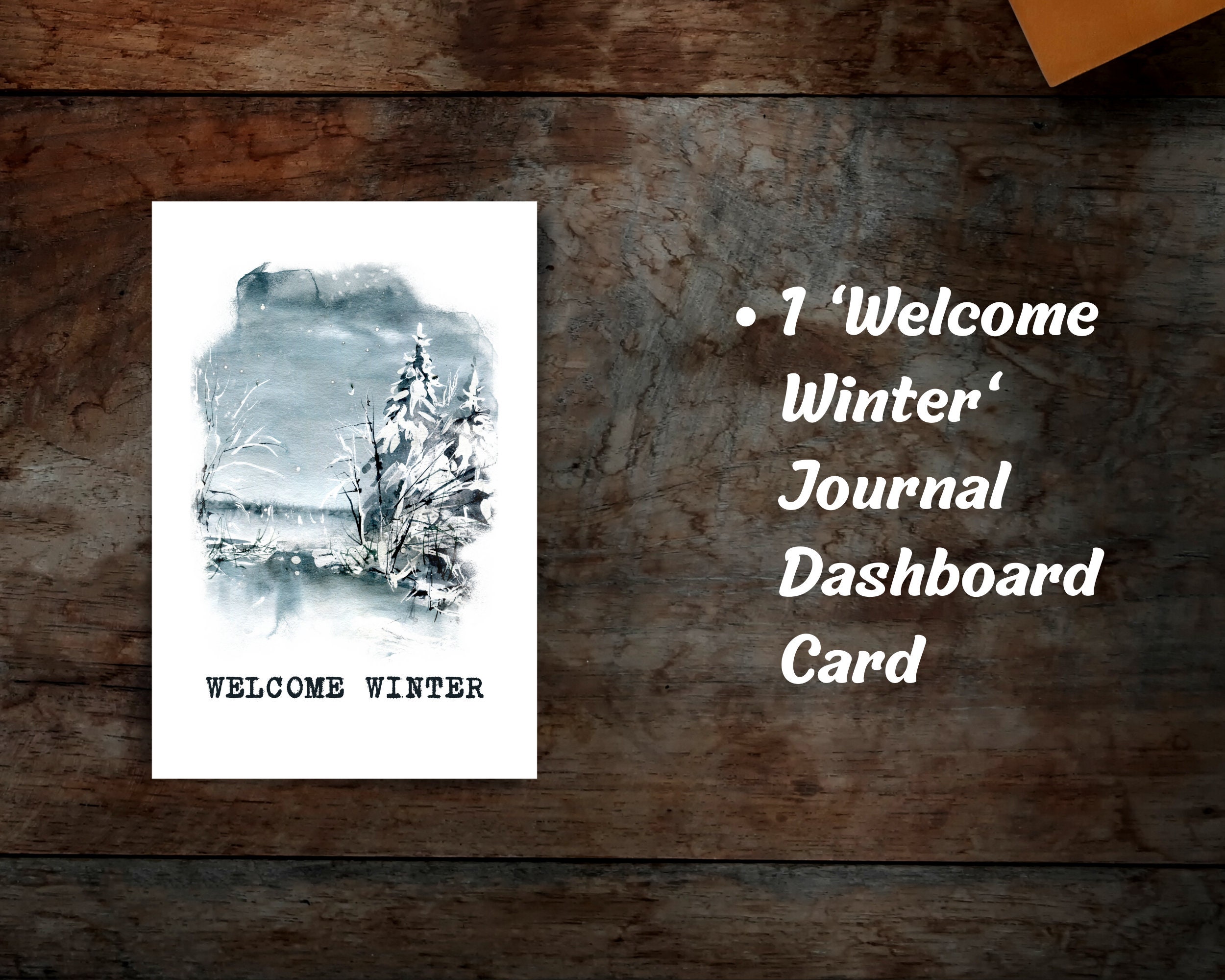 Winter Aesthetic Journal Cards Printable, Journal Prompts, Journaling ...