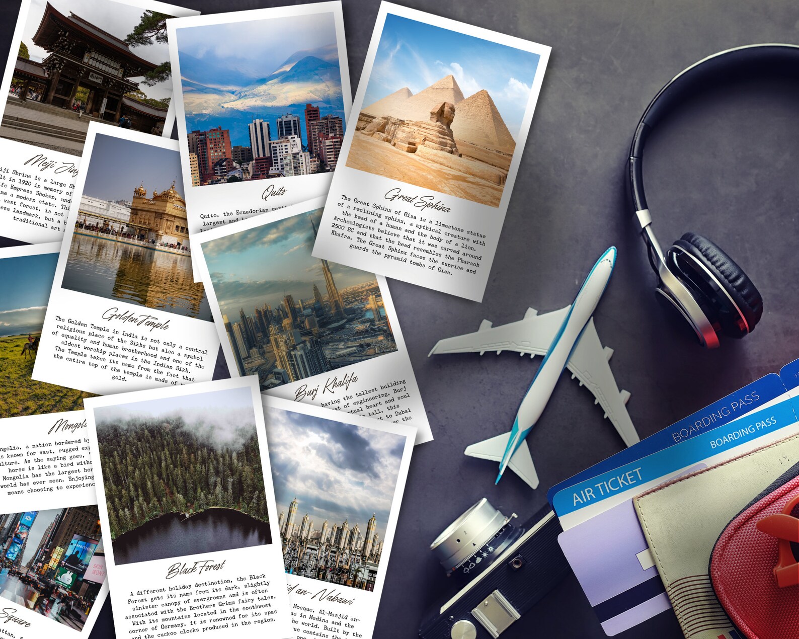 Travel Journal Cards, Travel Planner Cards, Travel Bucket List, Vision ...