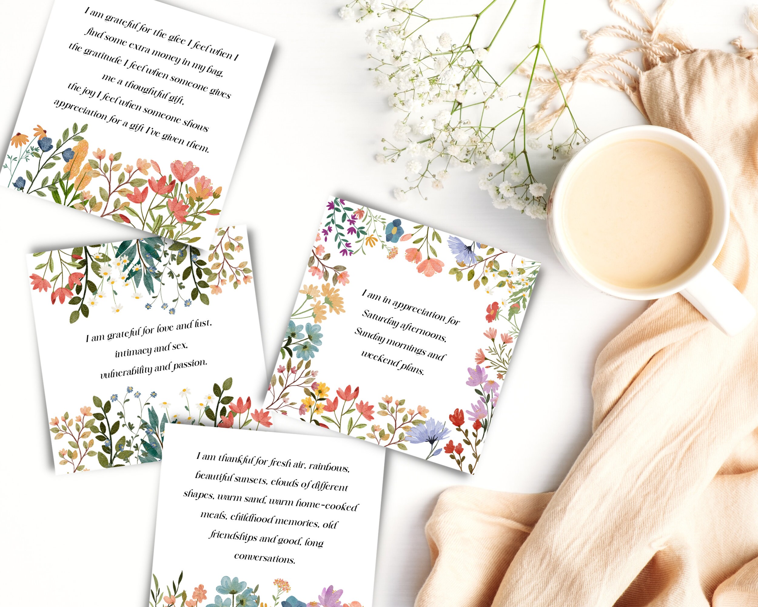 Gratitude Affirmation Cards, Daily Affirmations, Affirmation Stickers ...