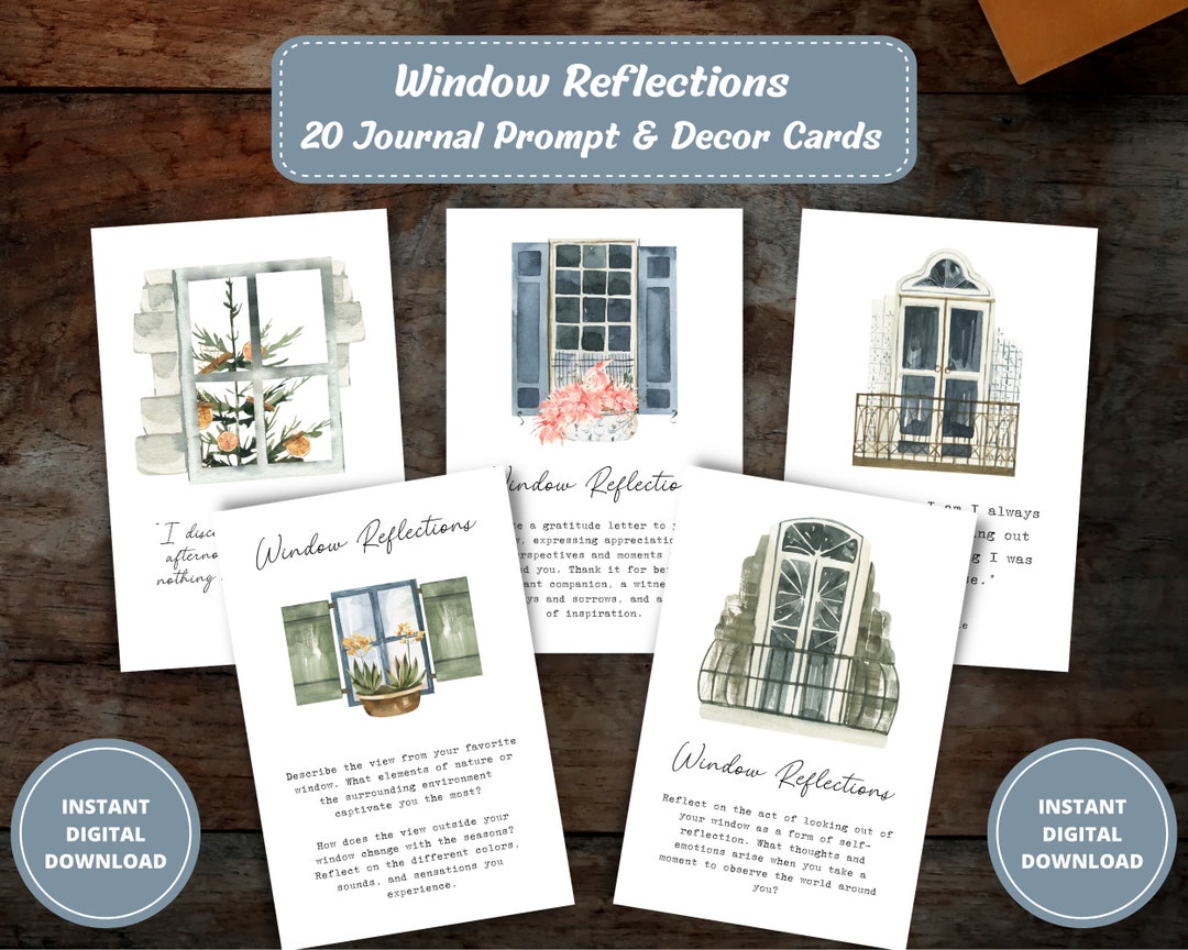 Journal Prompts Printable Journal Cards Journaling Prompts - Etsy