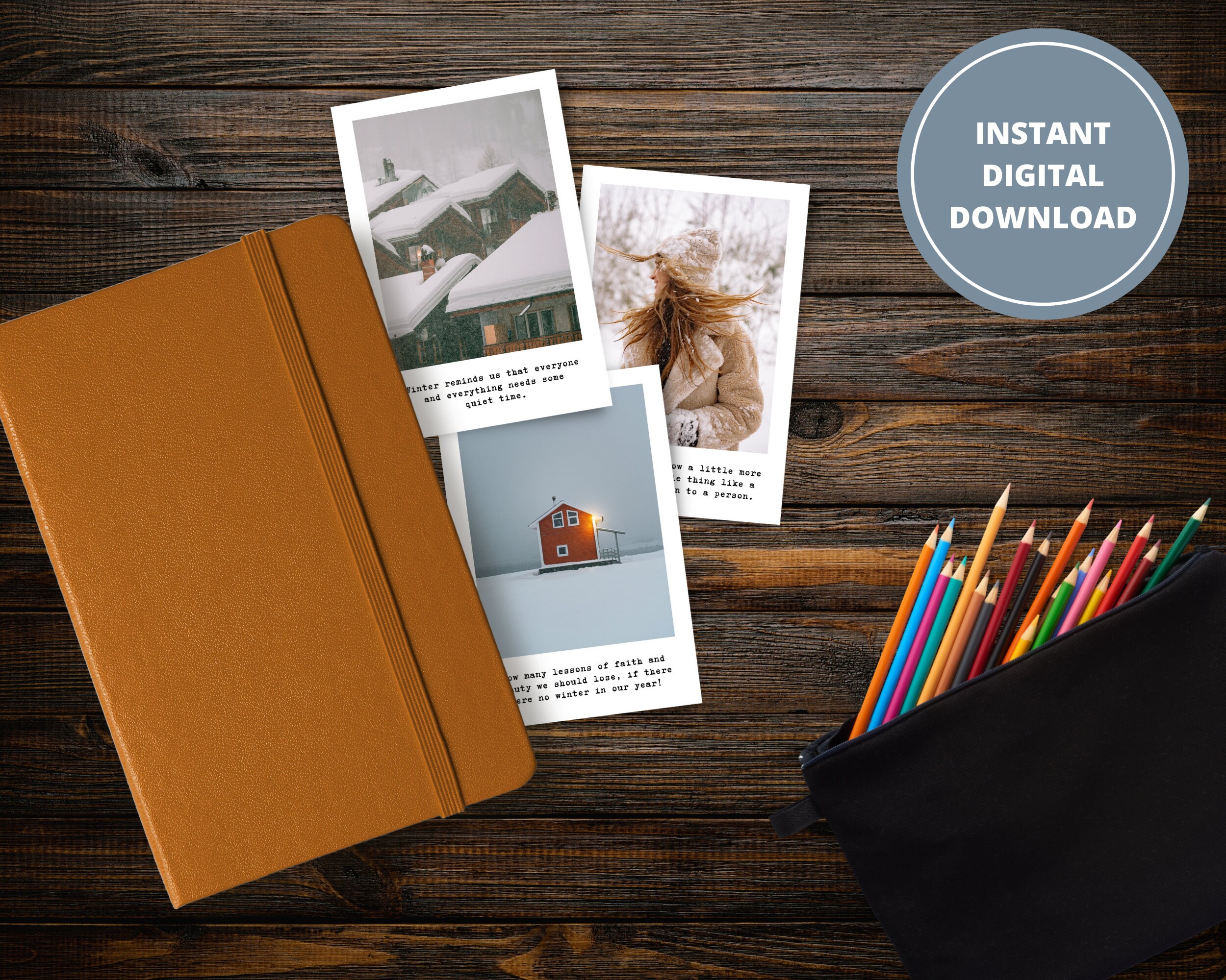 Winter Aesthetic Polaroids, Winter Photography Polaroid Prints, Winter ...