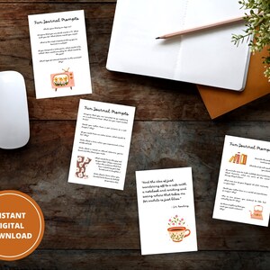 Journal Prompt Cards, Journal Prompts, Journaling Prompts, Creative ...