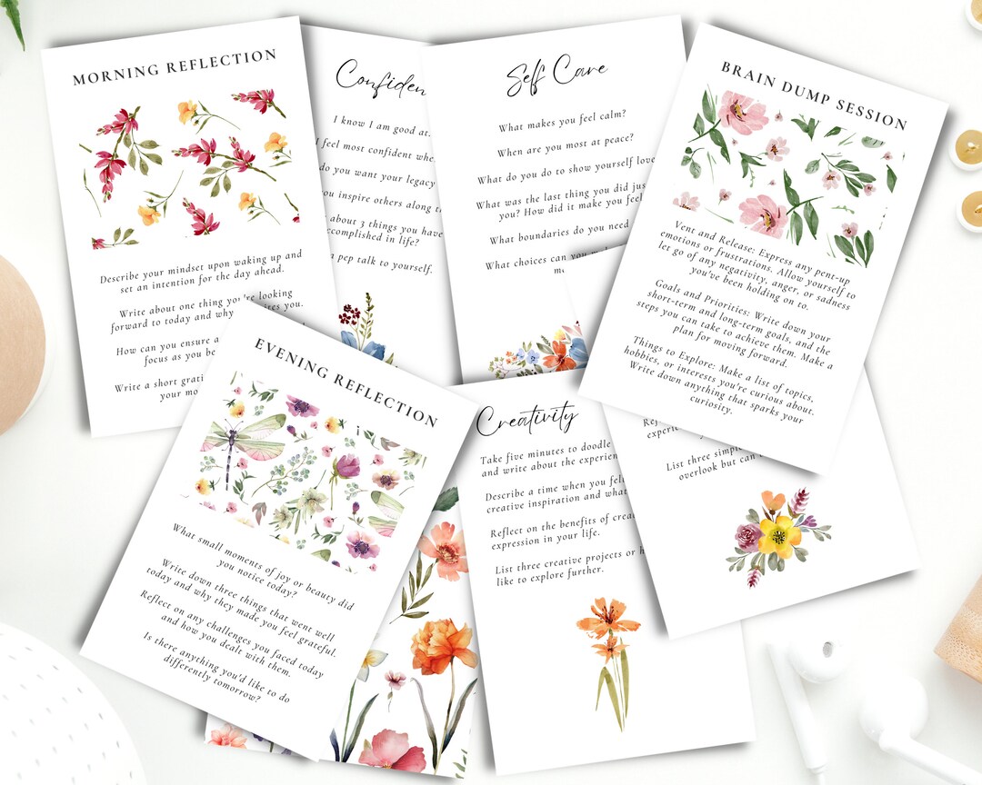 Journal Starter Kit, Journal Prompts, Journaling Prompts, Printable ...