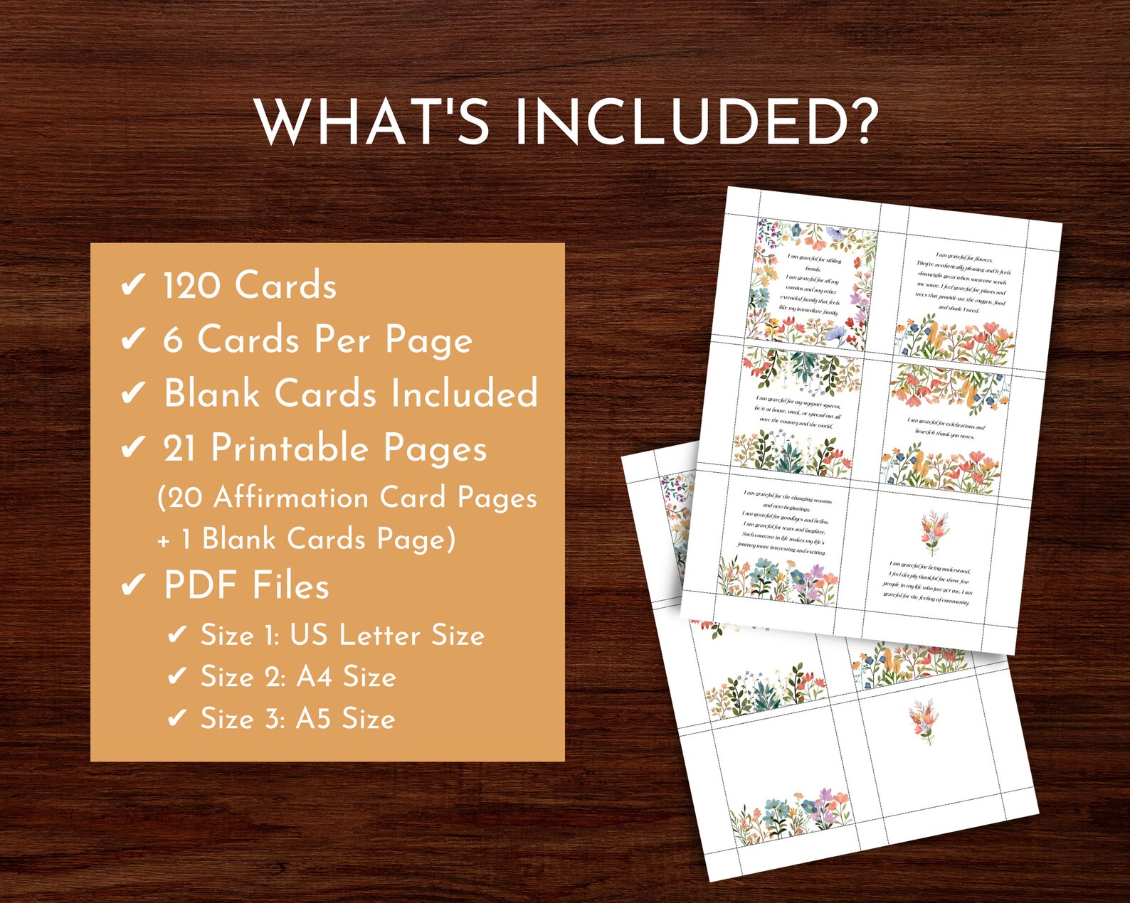 Gratitude Affirmation Cards, Daily Affirmations, Affirmation Stickers ...