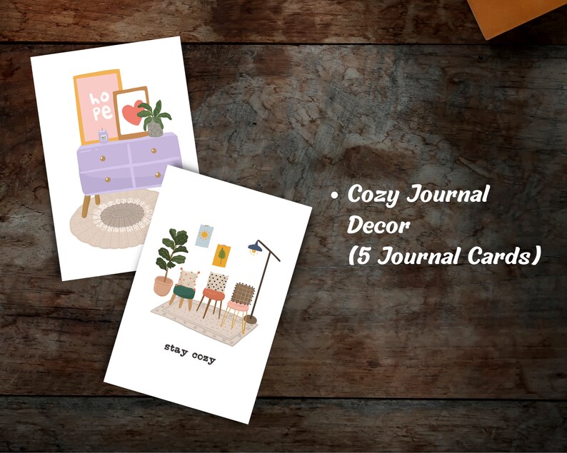 Cozy Day Journal Prompts, Journaling Prompts, Printable Journal Cards ...